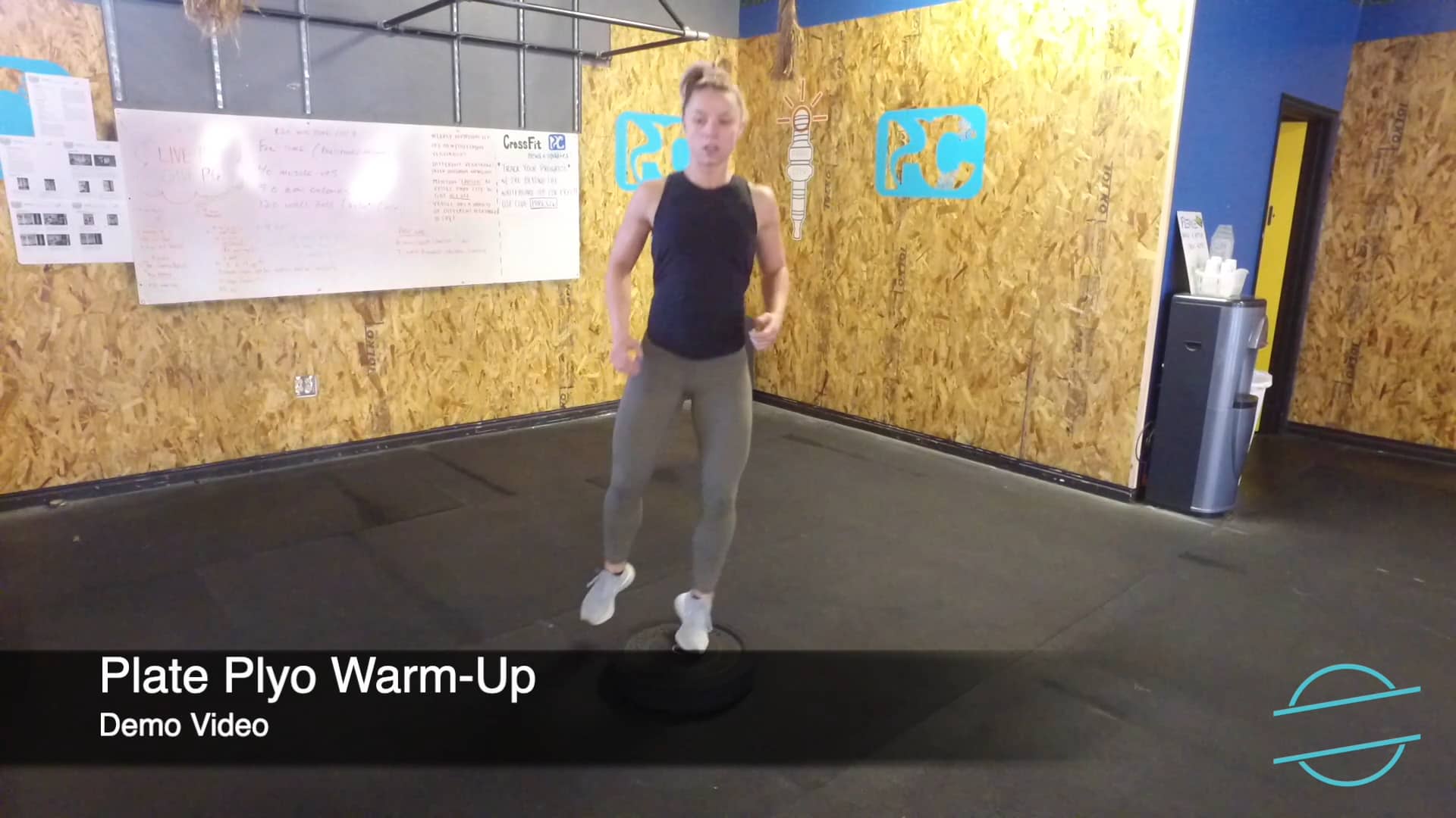 Plate Plyo Warm-Up on Vimeo