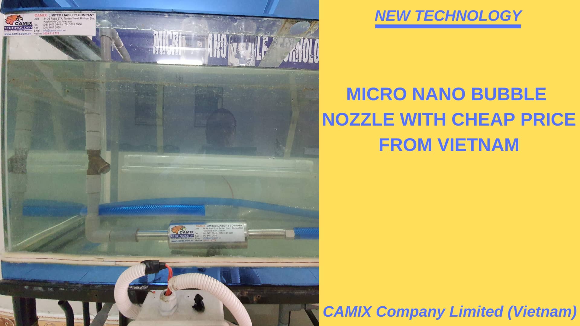 Cheap Micro-nano bubble nozzles made in Vietnam on Vimeo