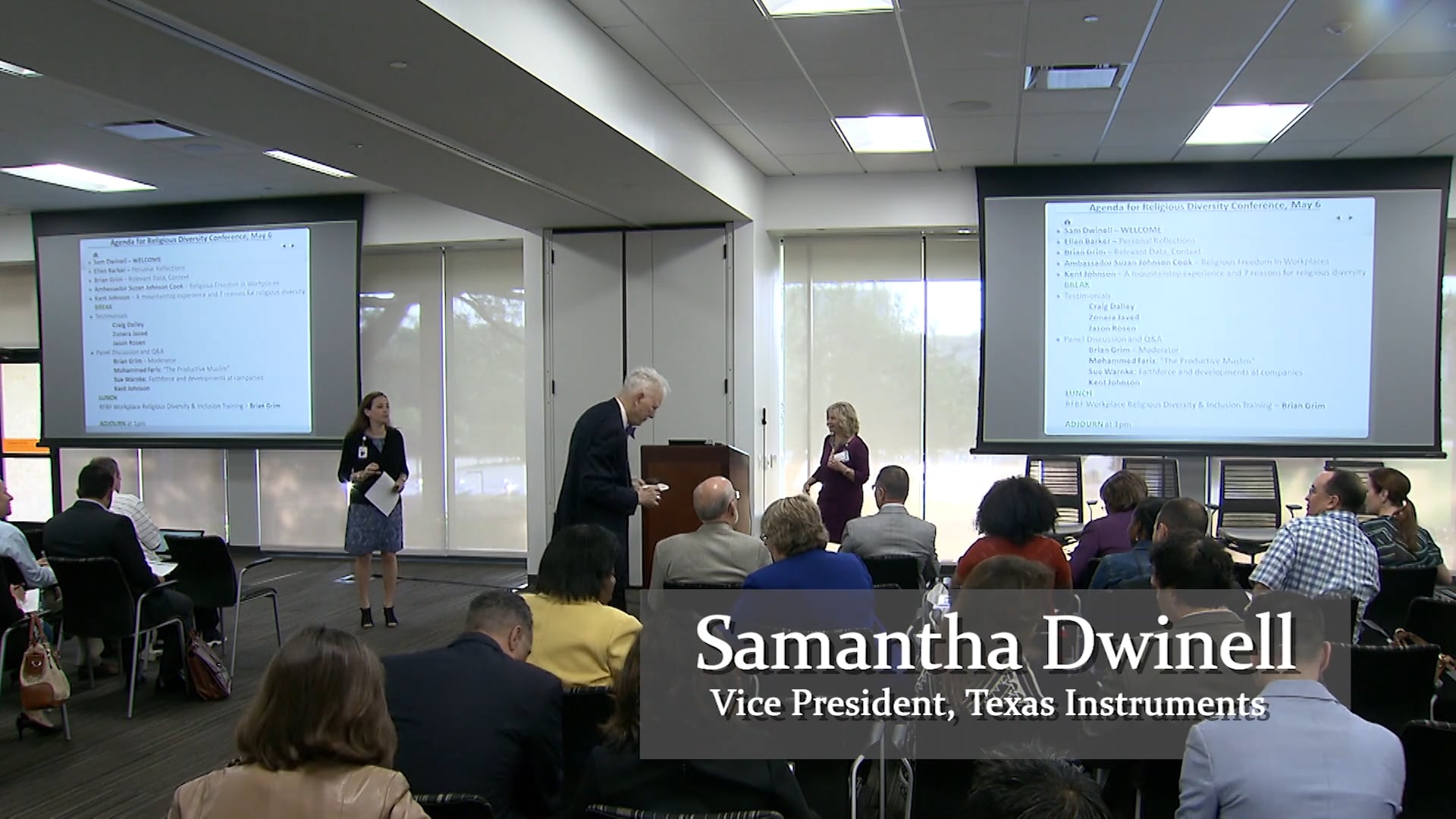 Samantha Dwinell, Vice President, Texas Instruments on Vimeo