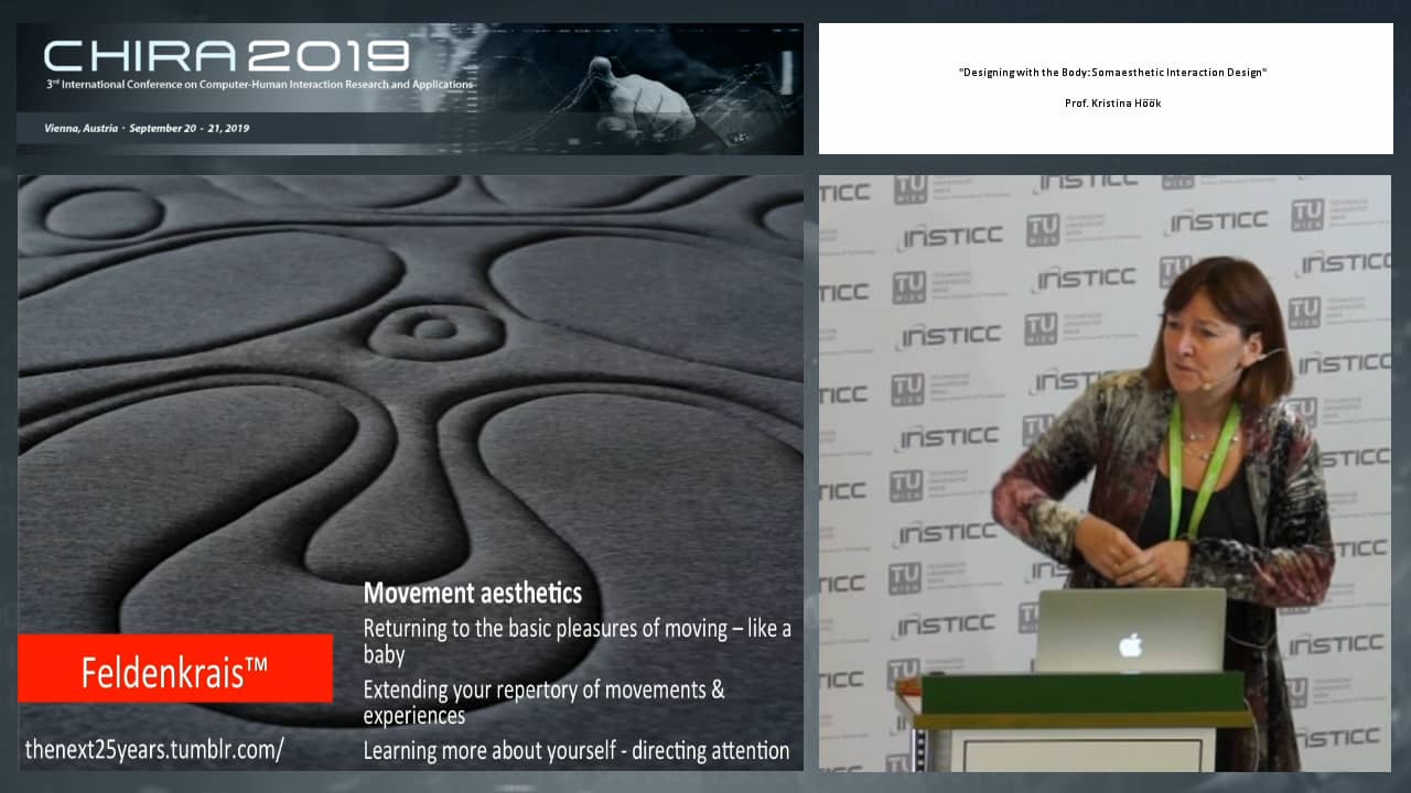 "Designing with the Body: Somaesthetic Interaction Design" Prof ...