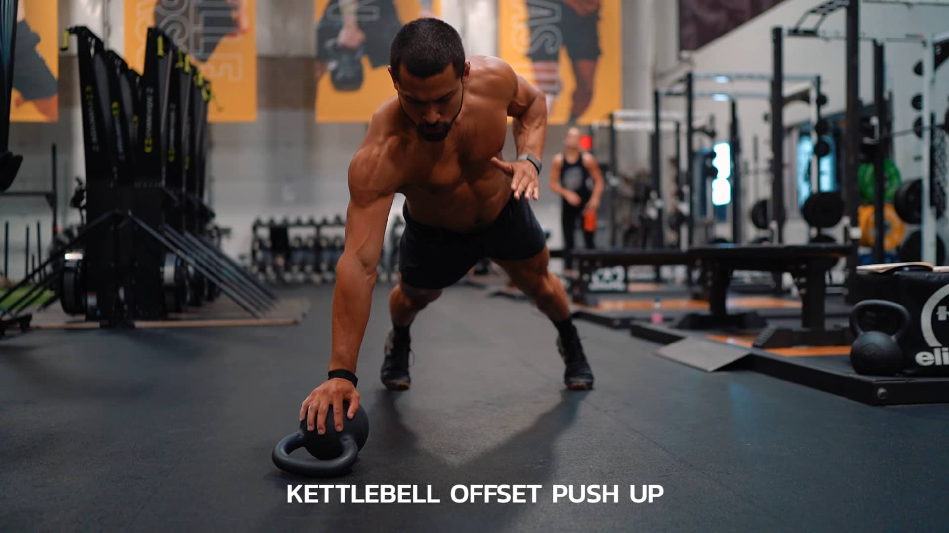 Kettlebell Offset Push Up on Vimeo