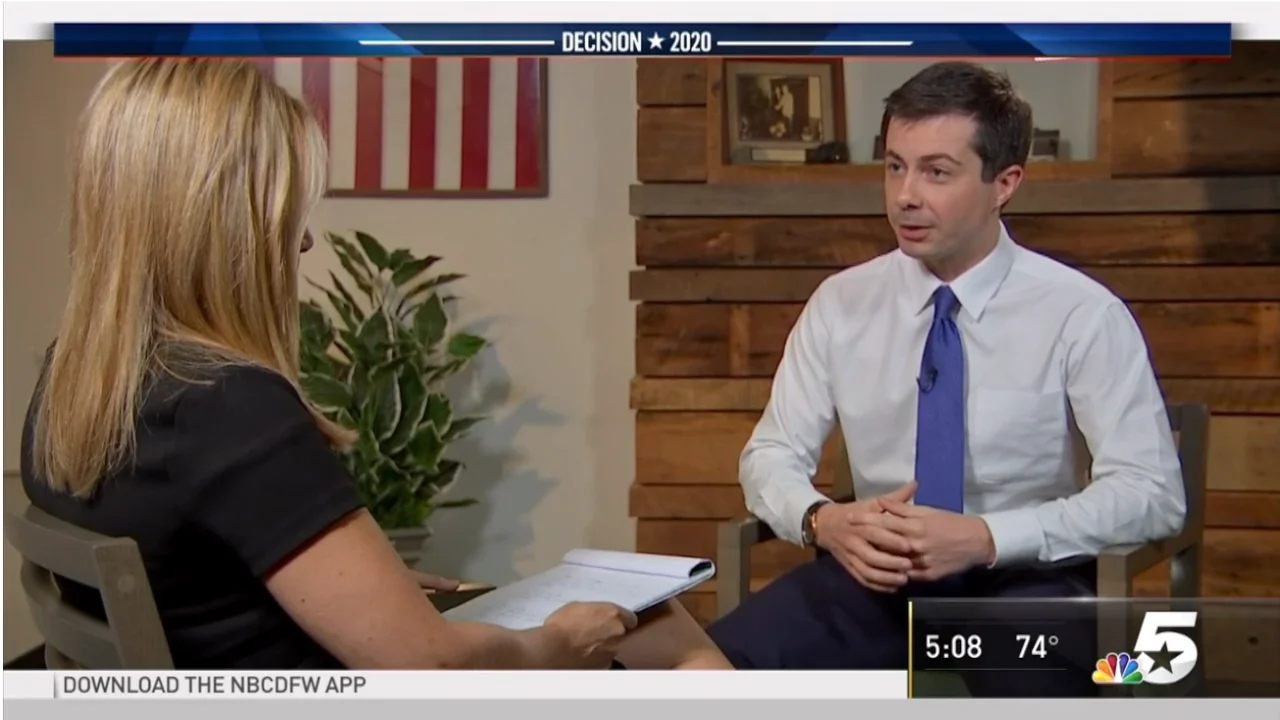 Julie Fine - Recent Work - Julie Fine "Pete Buttigieg Interview" on Vimeo