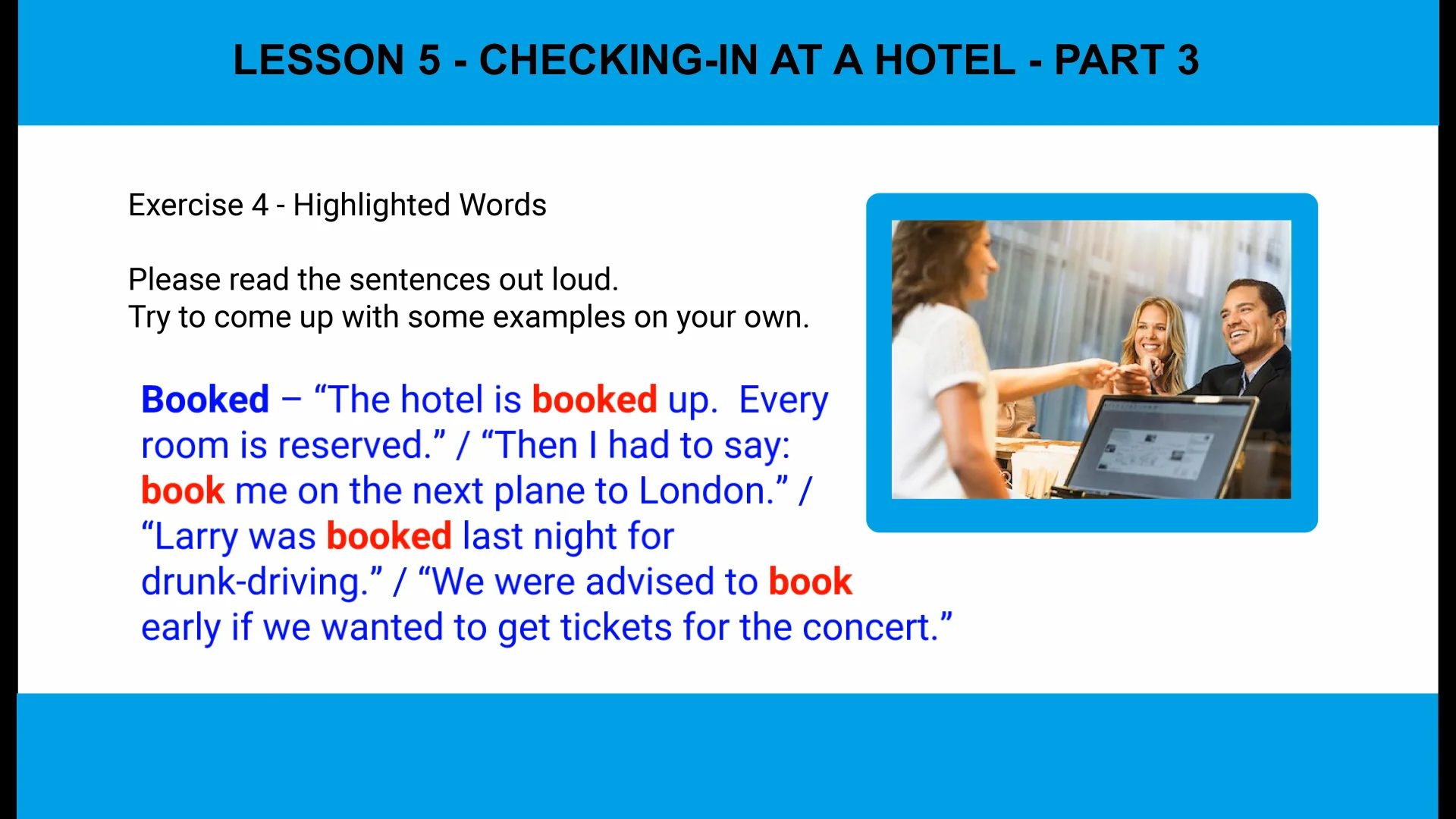 LESSON 5 - CHECKING-IN AT A HOTEL - PART 3-v2