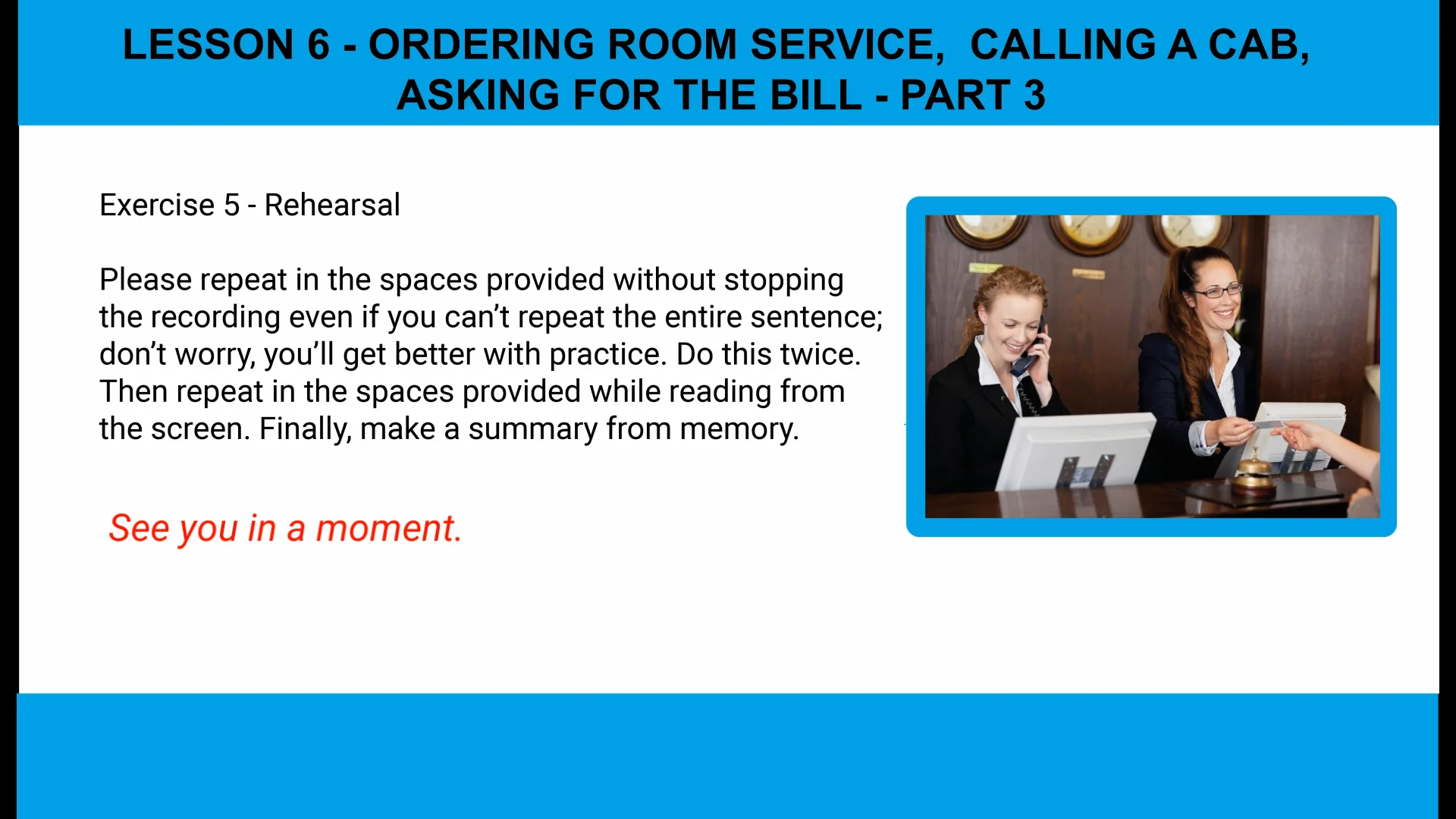 LESSON 6 - ORDERING ROOM SERVICE - PART 3-v2