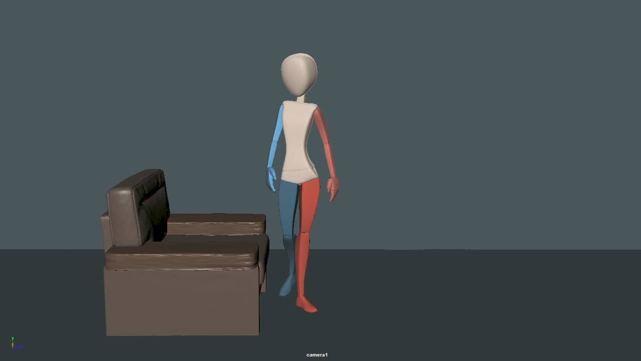Animation practice "Sitting on a couch" on Vimeo