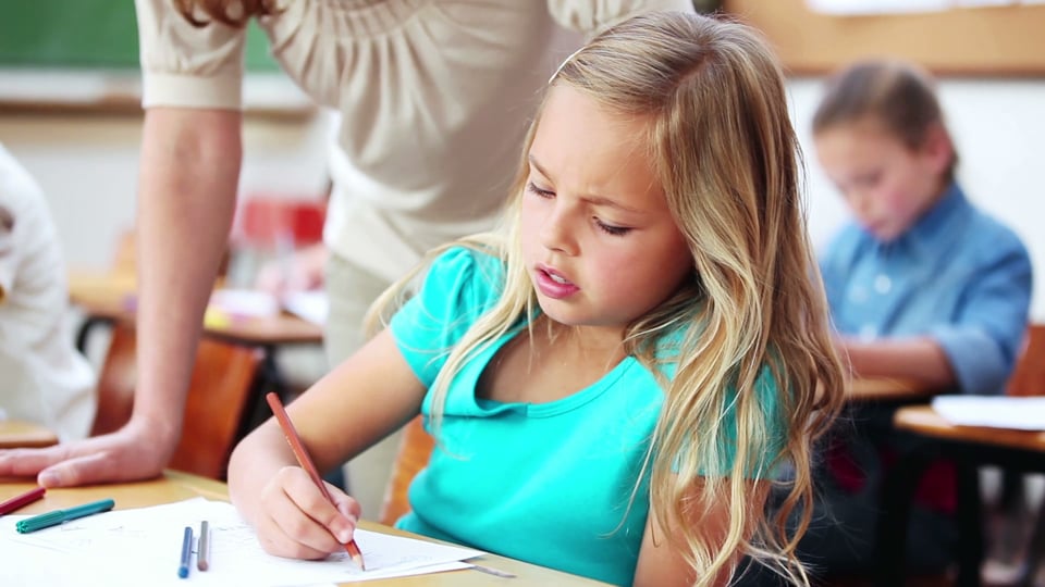 Pupil doing exercises Video from Pikwizard