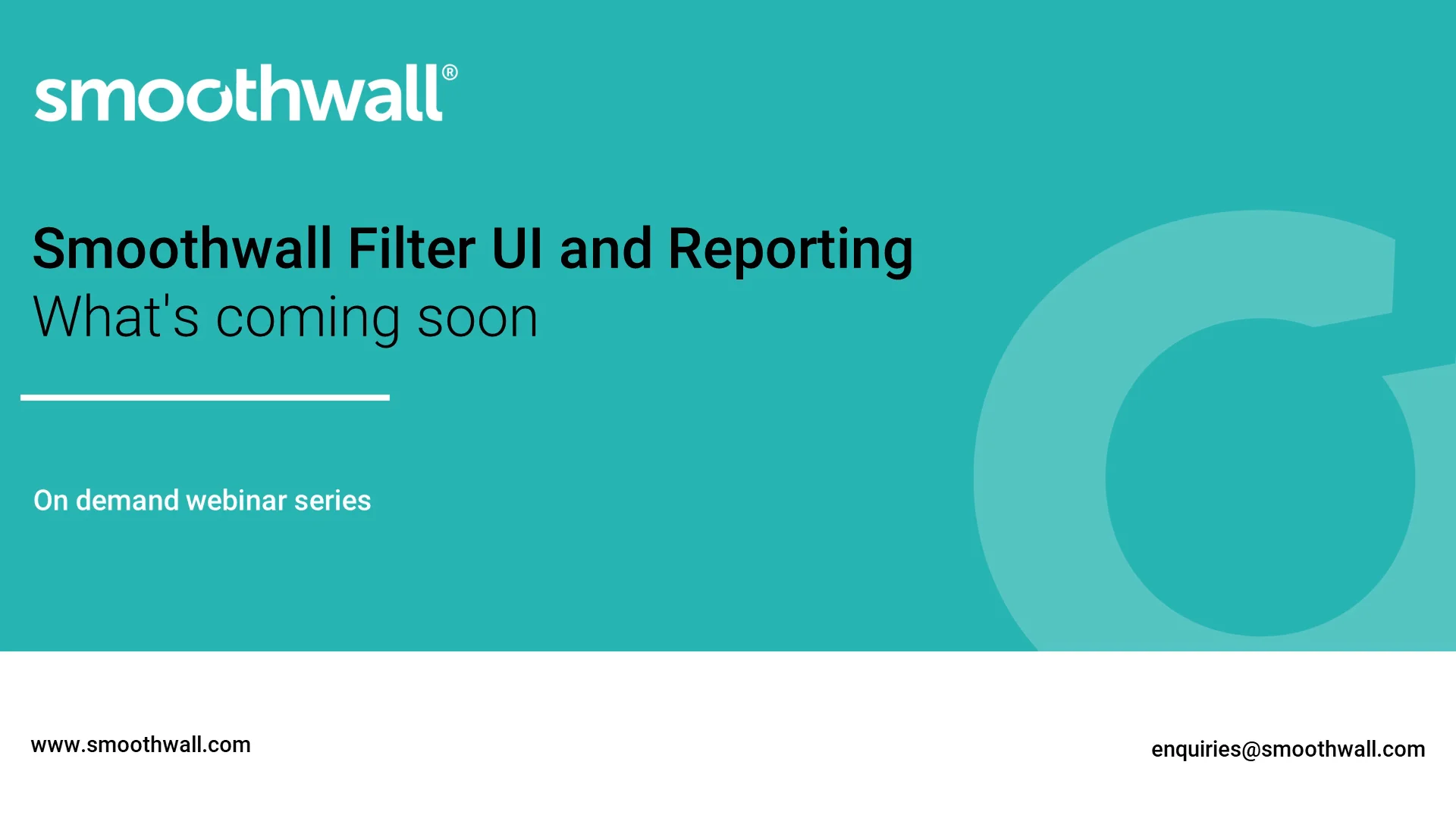 Coming Soon: Smoothwall Filter UI & Reporting on Vimeo