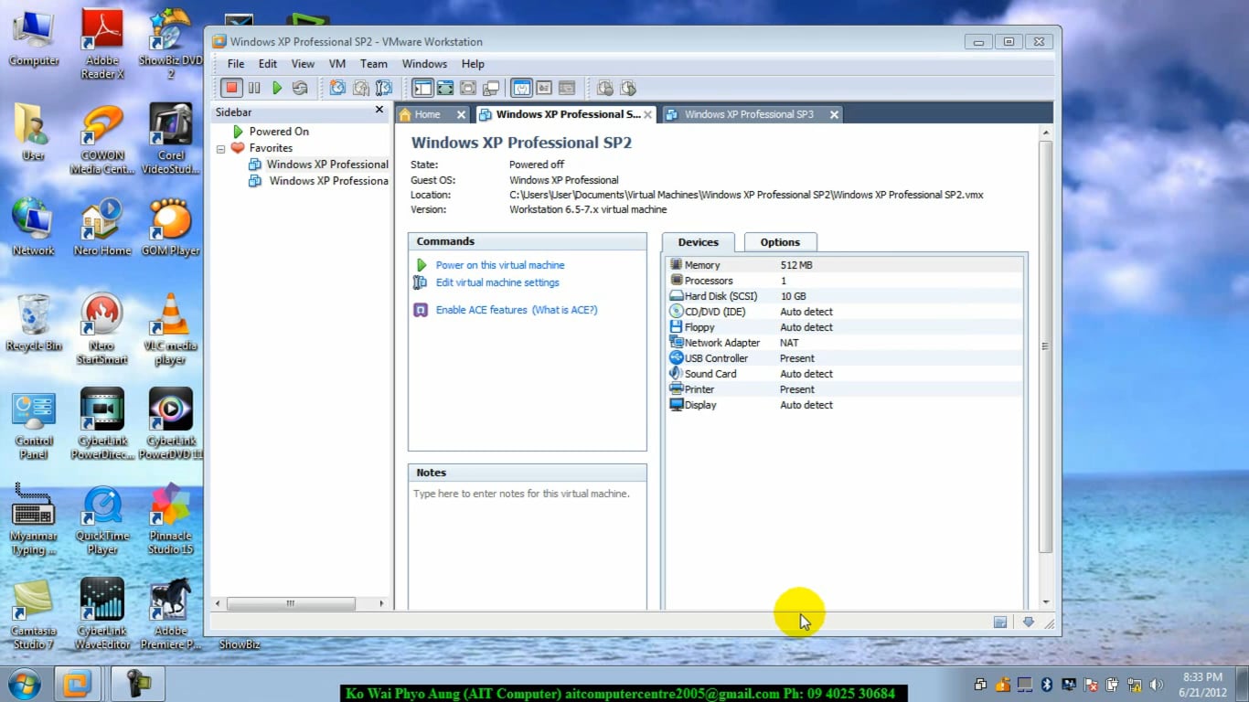 06 Overview Windows XP Virtual Machine on Vimeo
