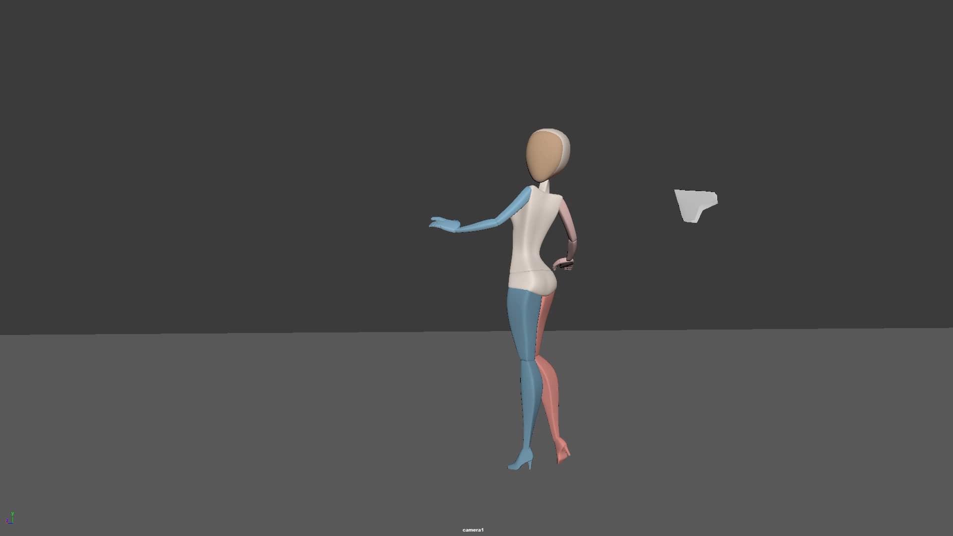 Animation practice "Paperman: woman spinning" on Vimeo