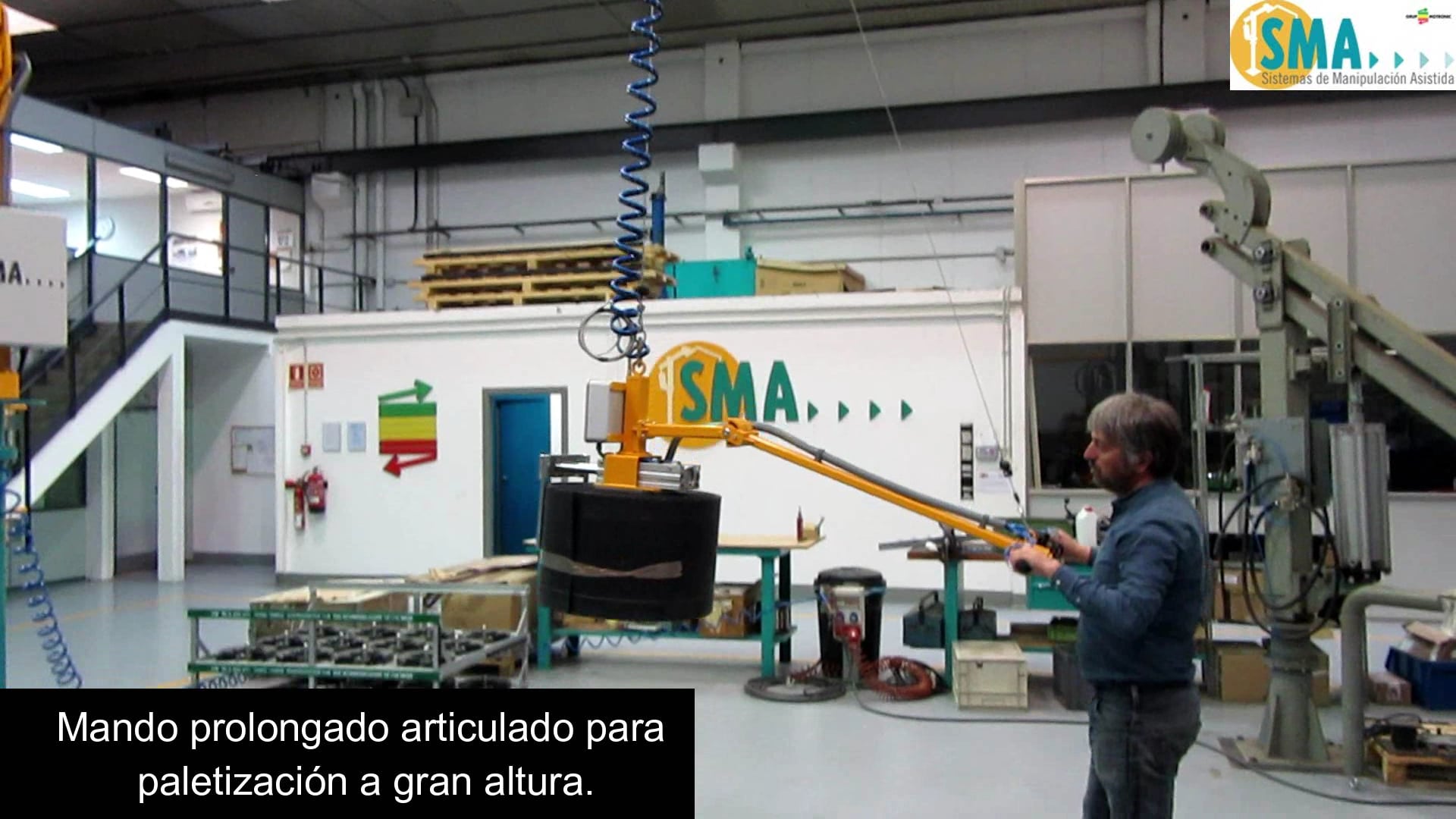 Pluma equilibrador util telescopiado bobinas on Vimeo