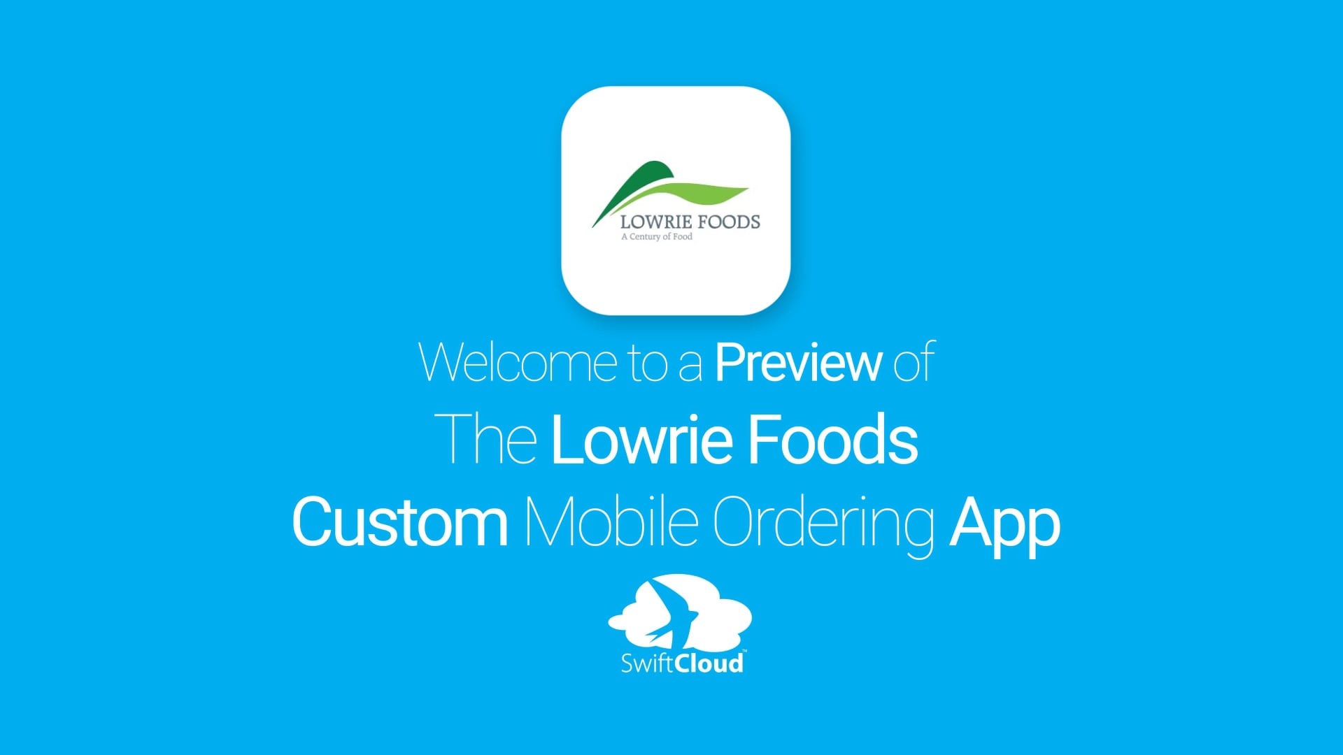 Lowrie Foods - Mobile App Preview - LOW833W on Vimeo