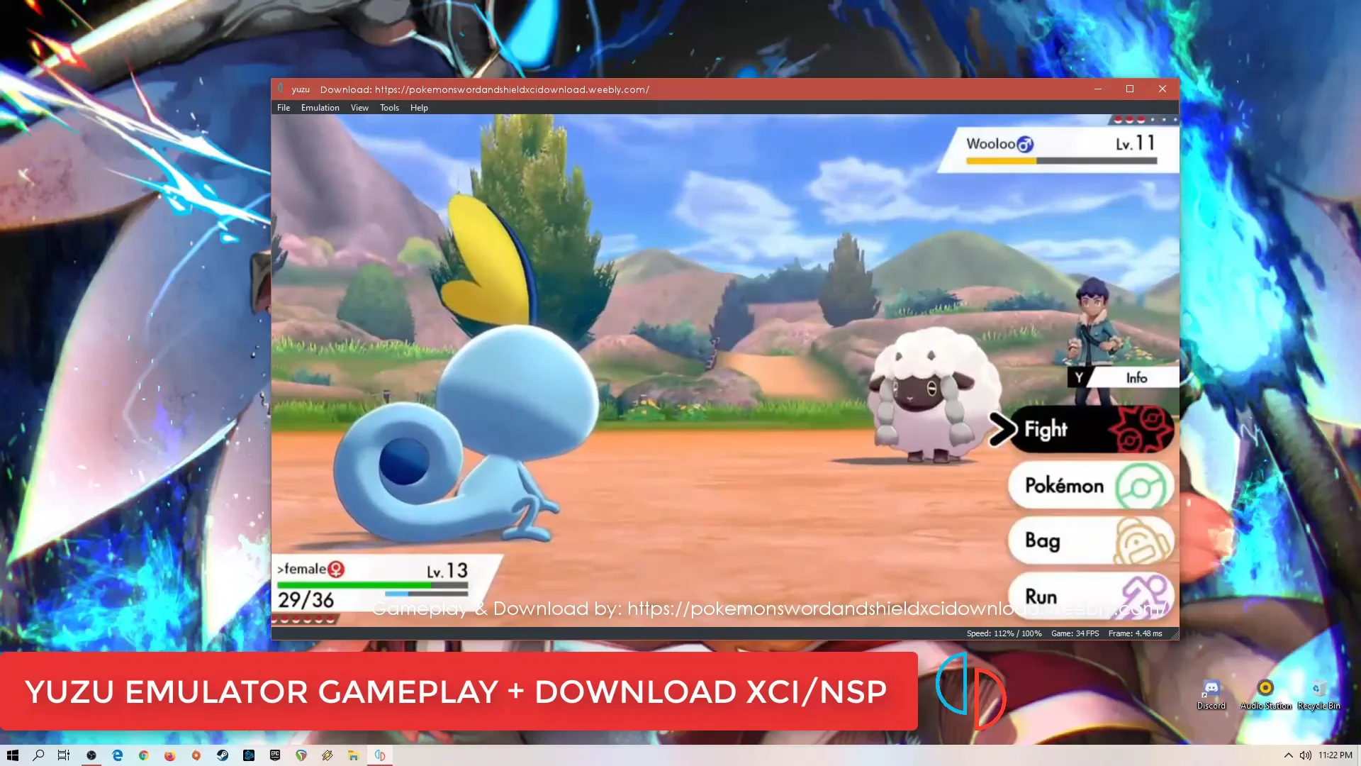 Pokémon Sword Download PC XCI + Yuzu Emulator