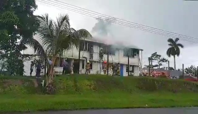 Fire at Police Quarters in Nasese on Vimeo