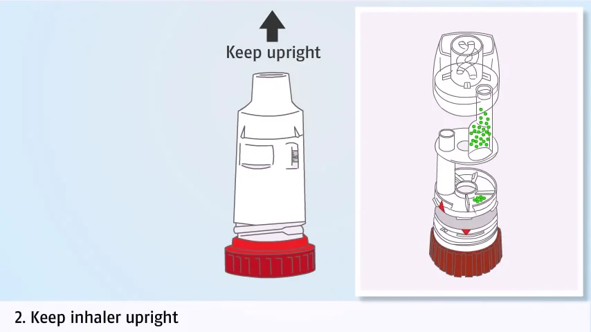Asthma treatment- how to use a Turbuhaler_HIGH on Vimeo