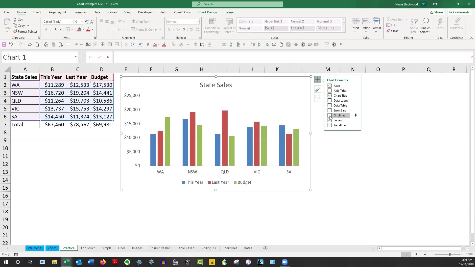 Excel 2016 Chart Tips and Tricks 20191119 on Vimeo