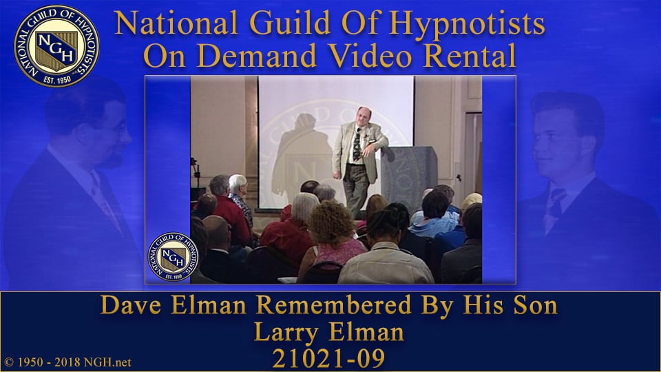 Watch Dave Elman Remembered by his son with Larry Elman - 21021-09 ...