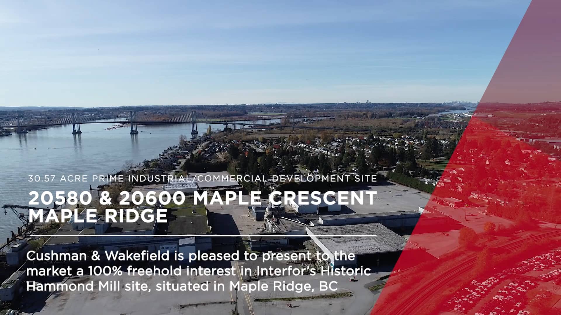 Presenting Interfor's Historic Hammond Mill site, situated in Maple ...