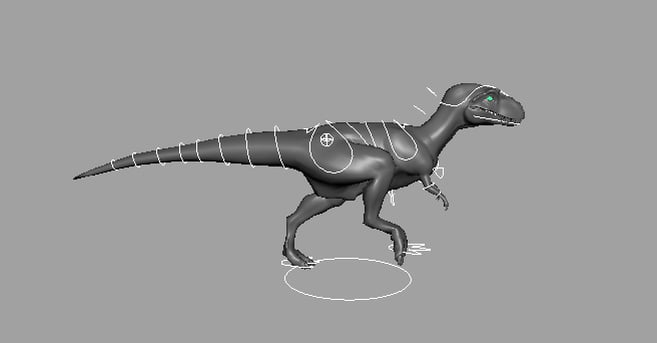 Dinosaur Walk Cycle on Vimeo