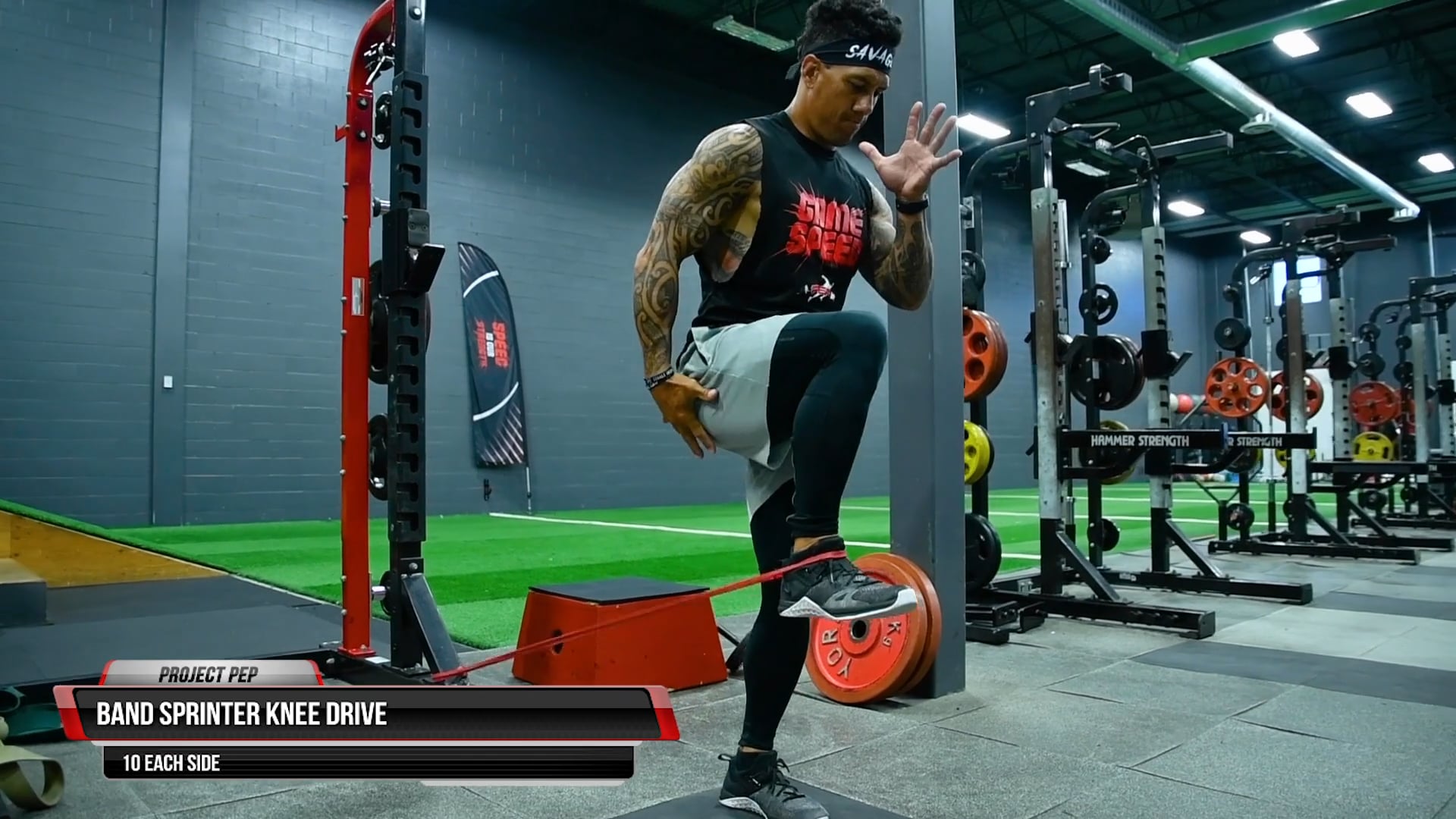 Band Sprinter Knee Drive on Vimeo