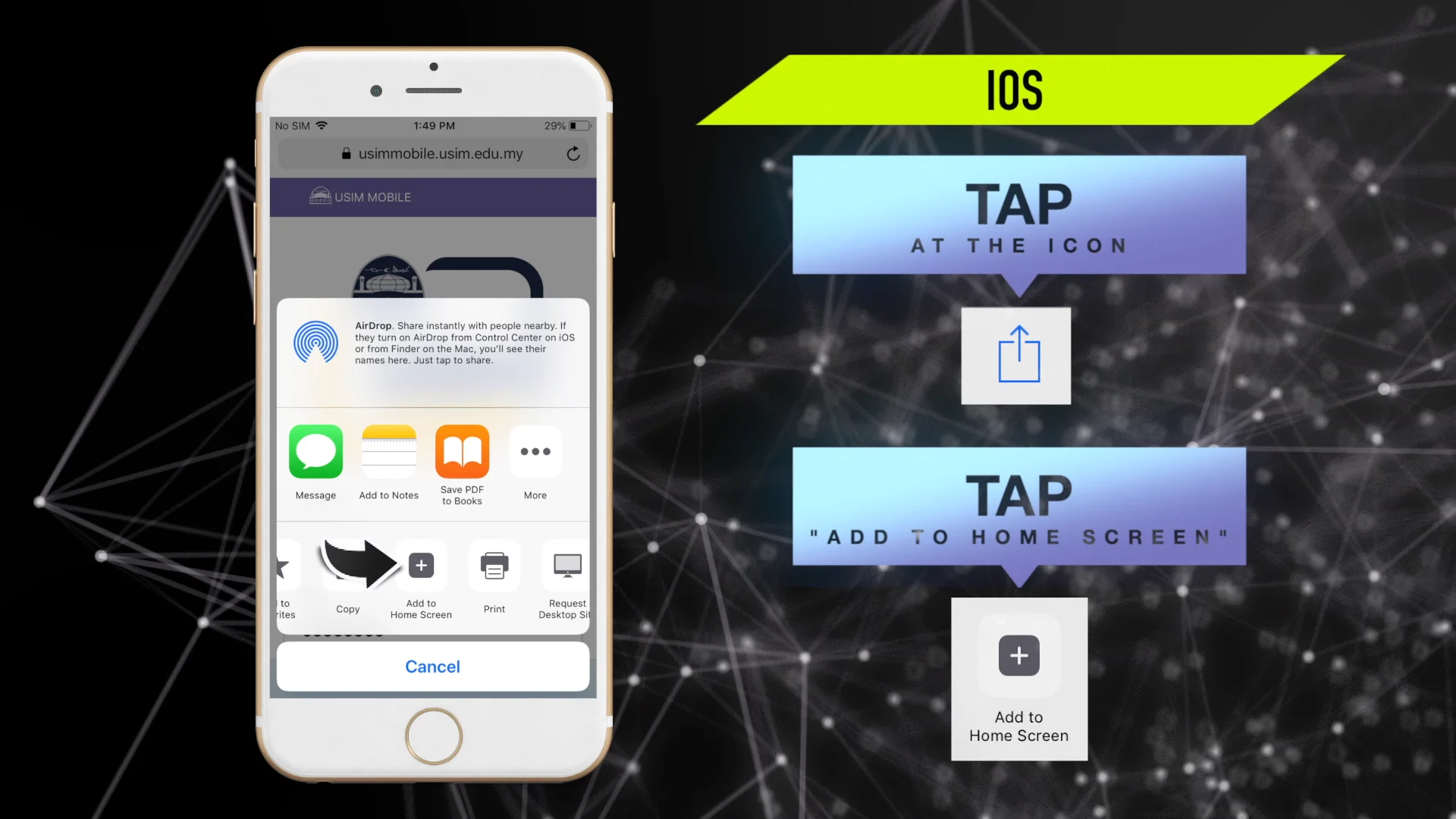 Video Staff USIM Mobile Apps (IOS) on Vimeo