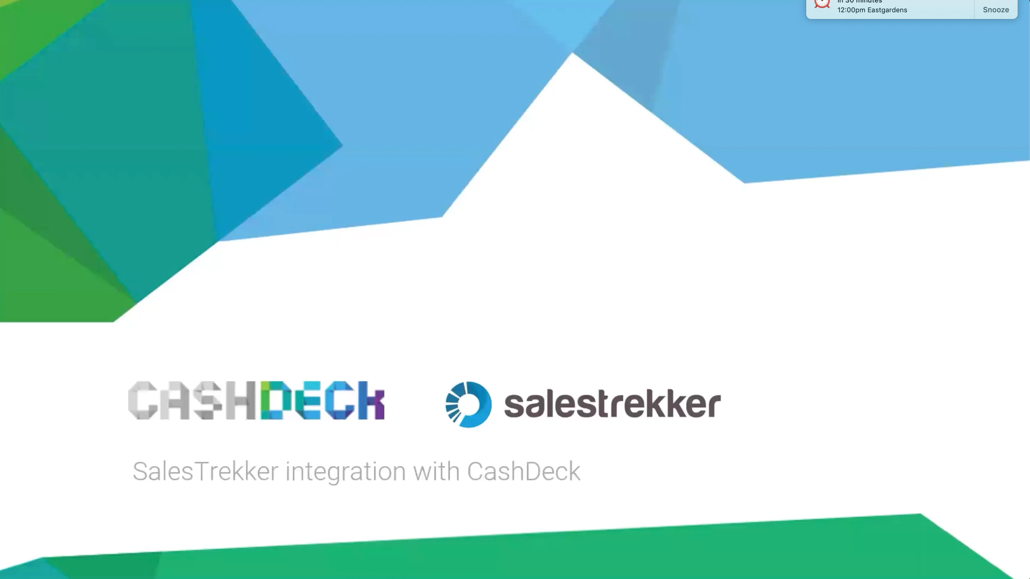 SalesTrekker integration webinar on Vimeo