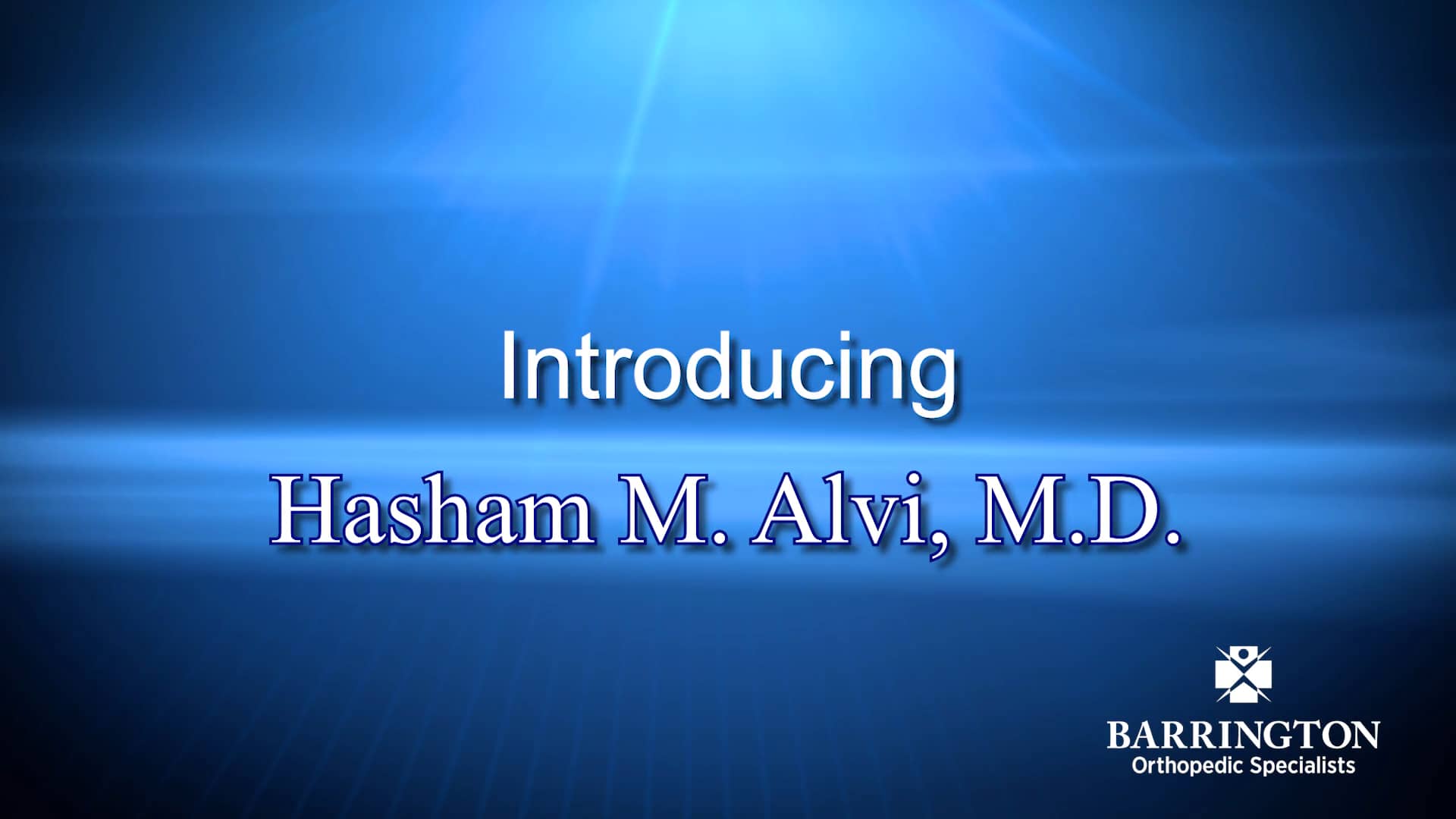 Dr. Alvi Hasham on Vimeo