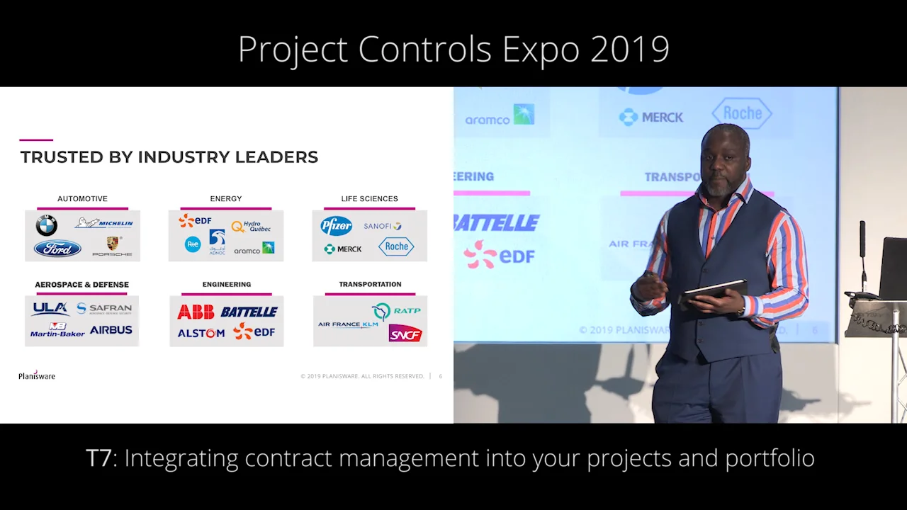 Project Controls Expo 2019 - UK edition - PCE - Expo19 - Session T7 on Vimeo
