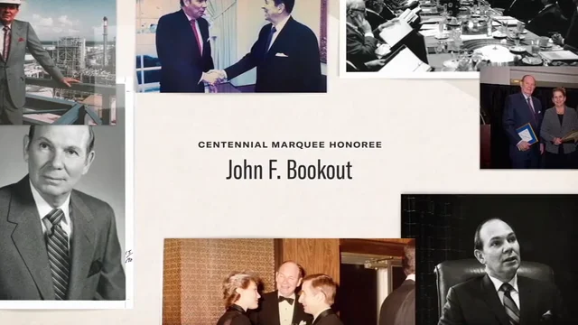 Centennial Leadership Lecture Marquee Honoree: John F. Bookout
