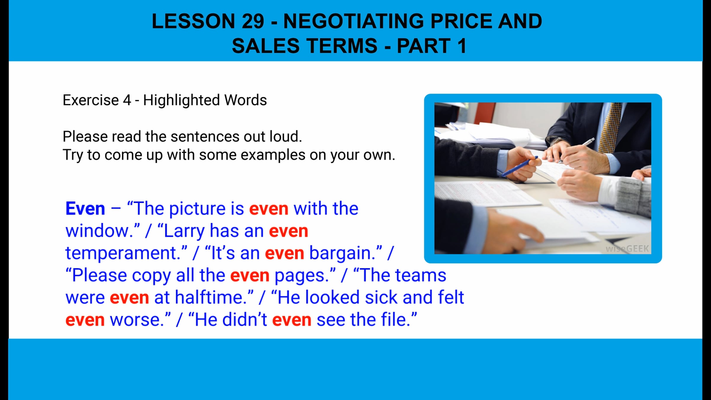 LESSON 29 - NEGOTIATING PRICES - PART 1-v2