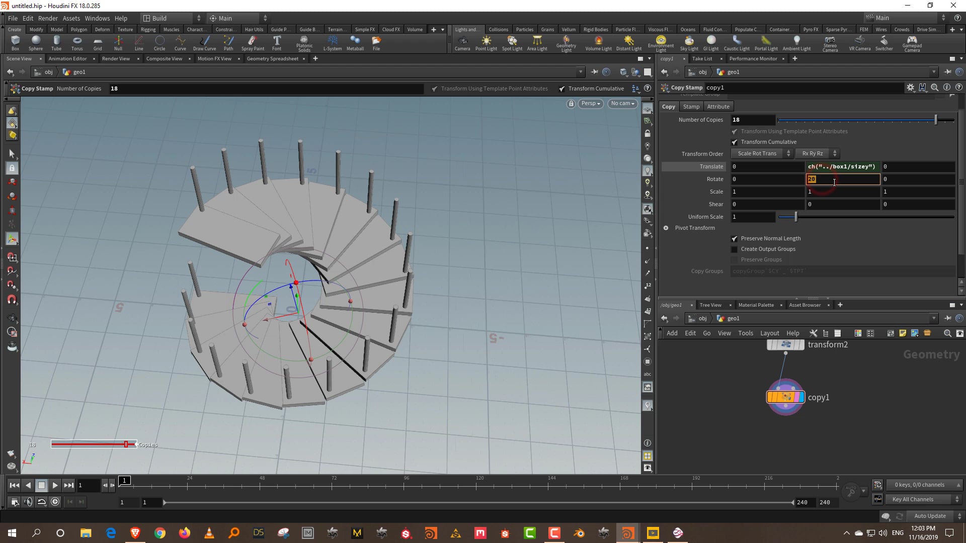 Intro to Houdini 18 | Part 3 | Attributes and Copy on Vimeo
