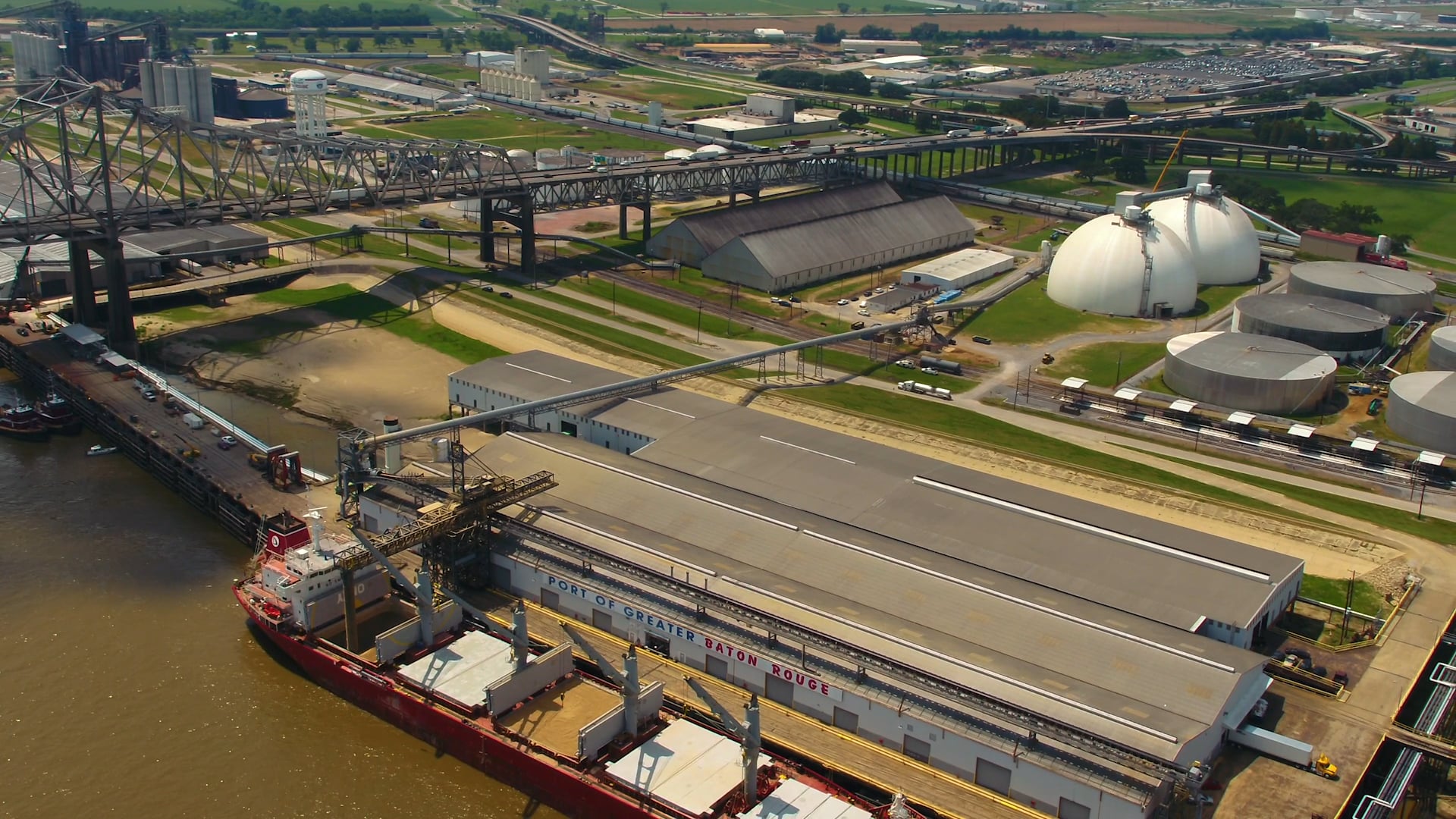 Baton Rouge Transit, Drax’s Louisiana port on the Mississippi River ...