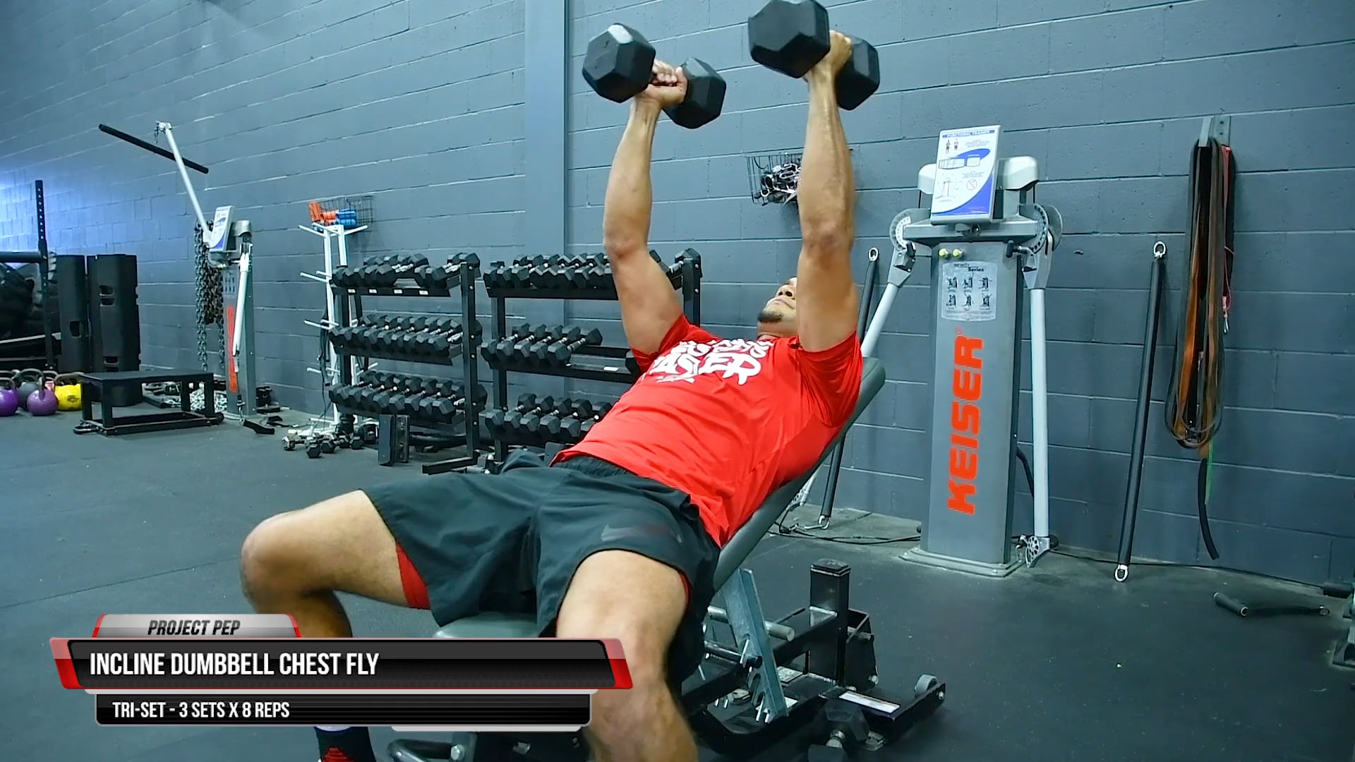 Incline Bench Chest Fly