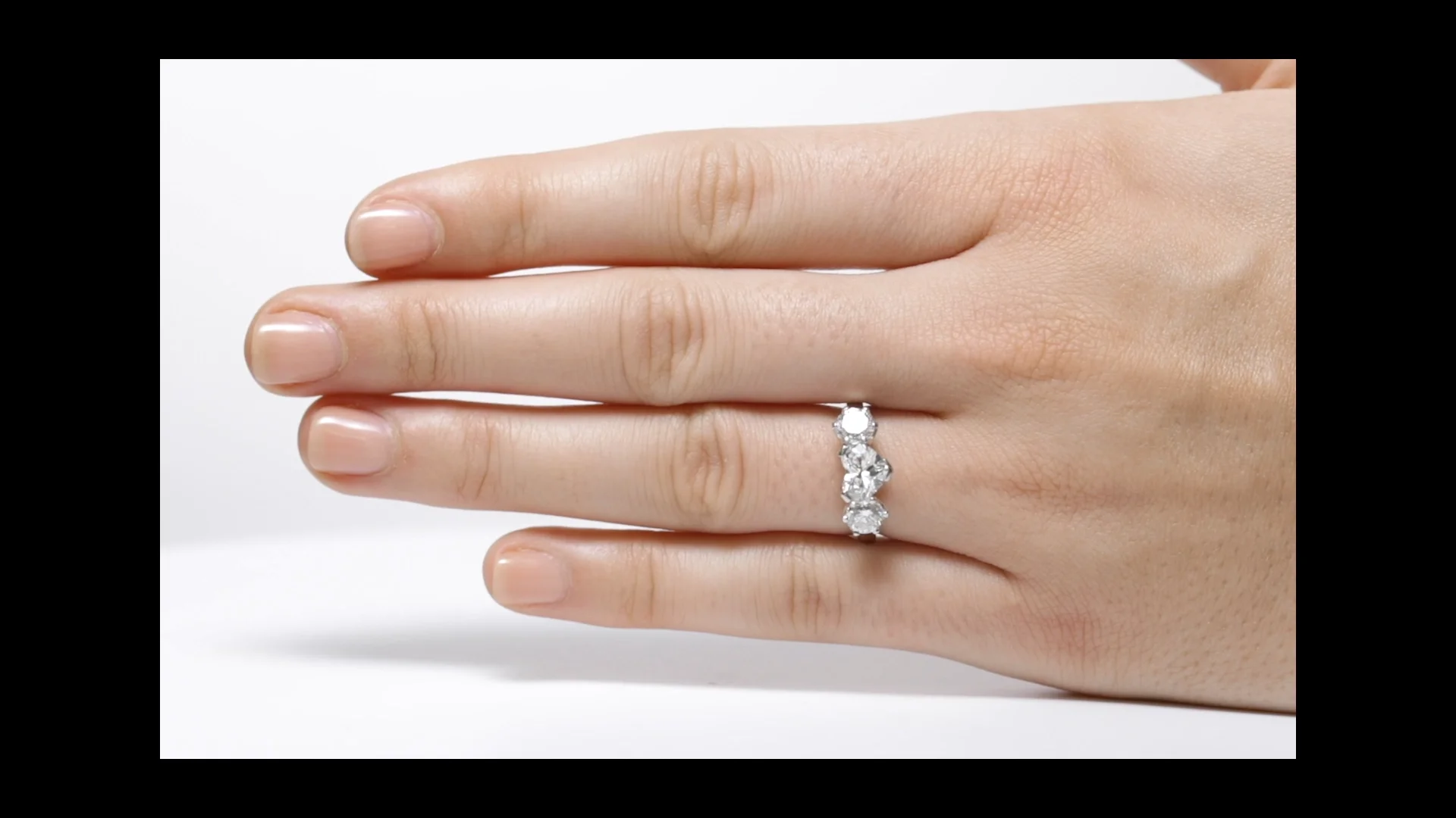 Three stone engagement rings hatton garden store