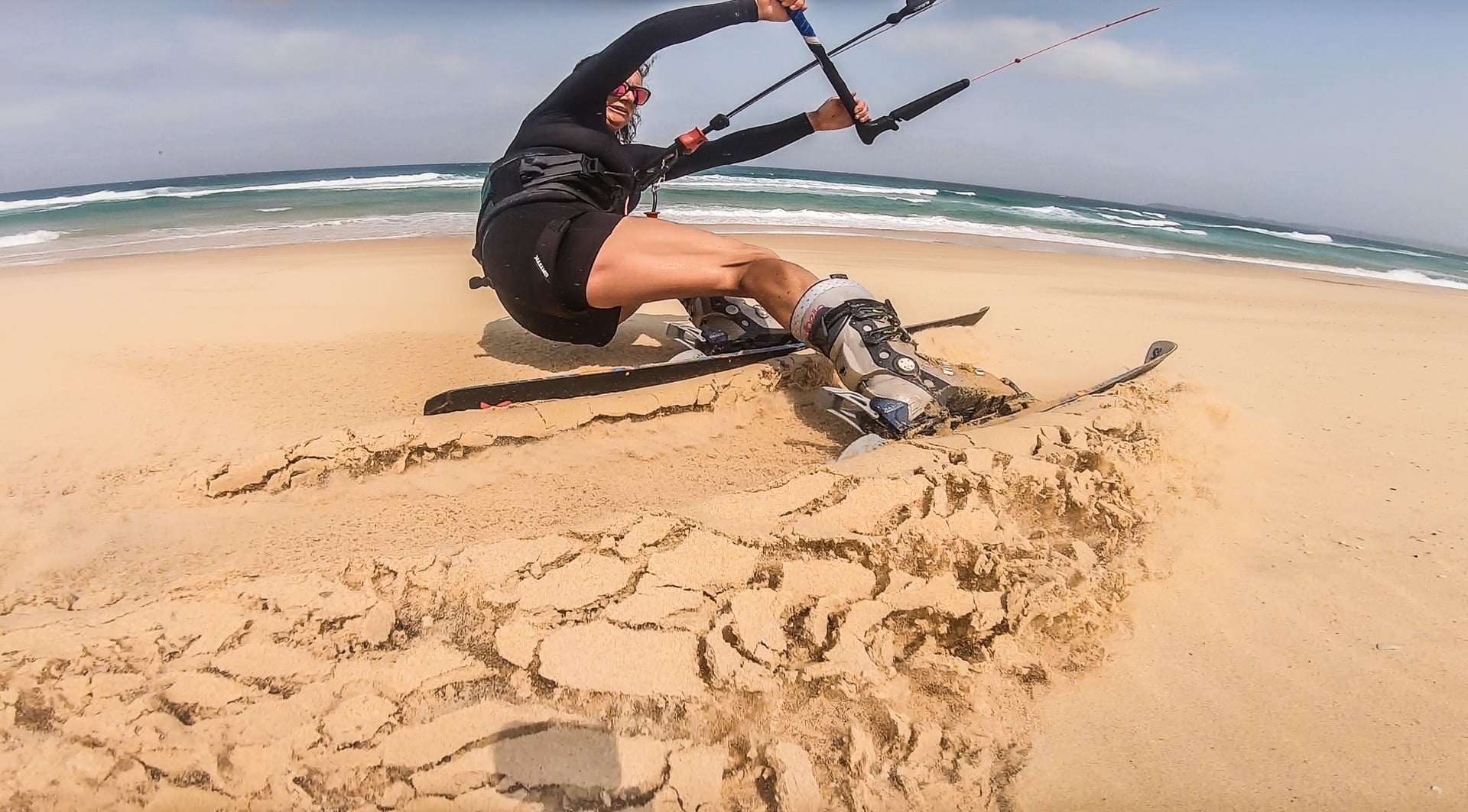 NO LIMITS - Sand Kiting with Jennie Milton on Vimeo