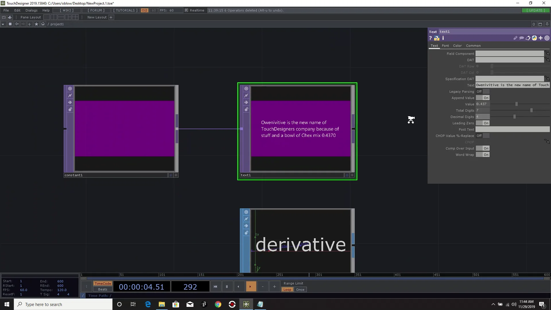 Text Operators - Beginners TouchDesigner on Vimeo