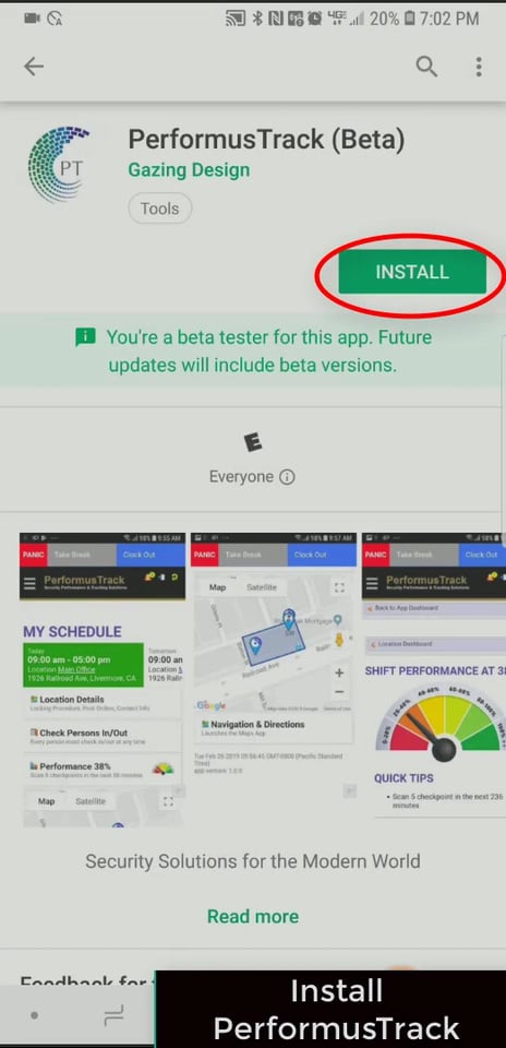 How to Install the PerformusTrack APP on Android on Vimeo