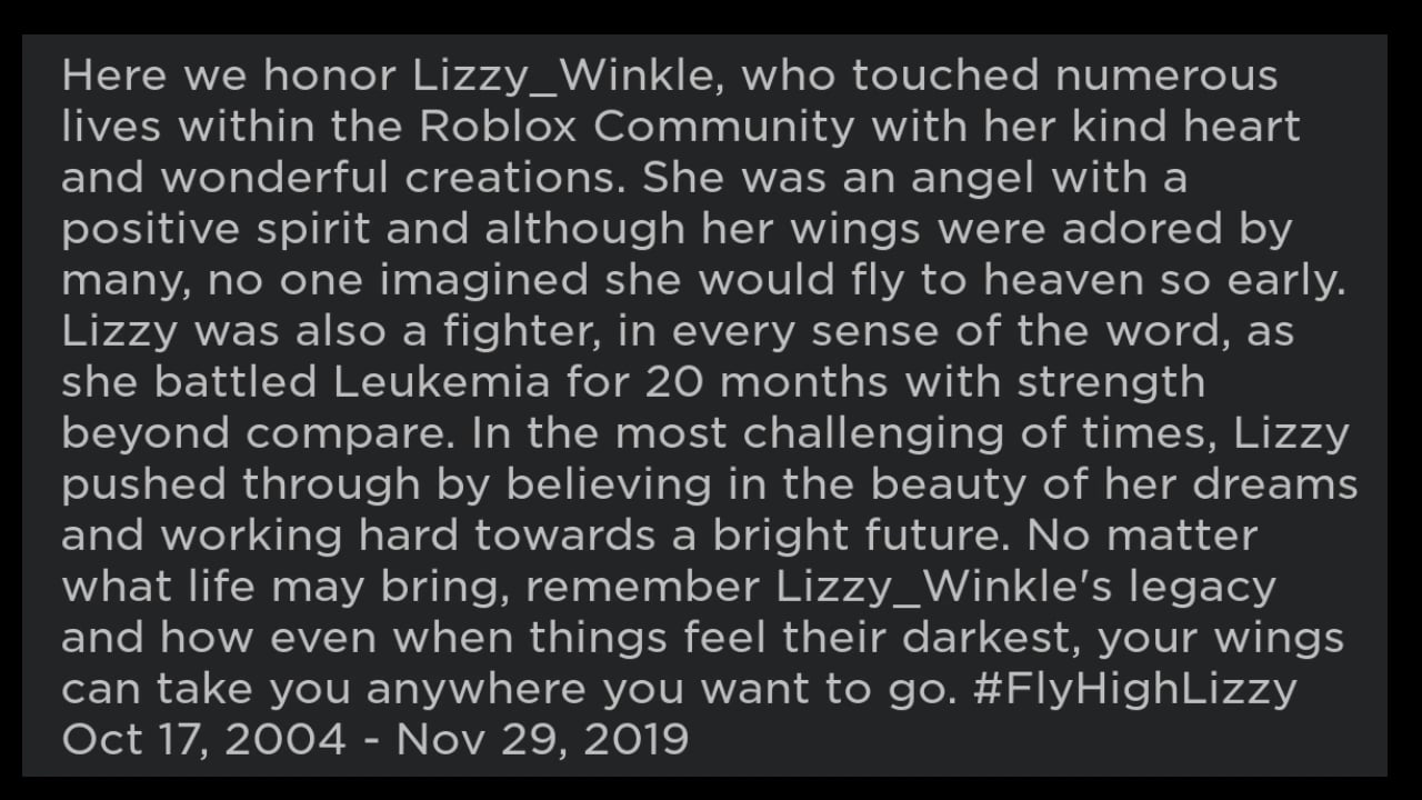 In loving memory of Lizzie_Winkle on Vimeo