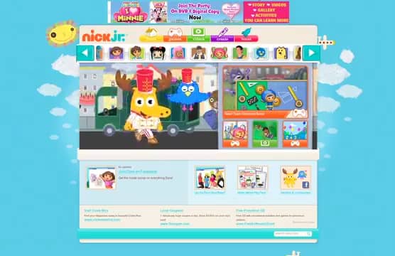 Nick Jr Website March 2011 on Vimeo