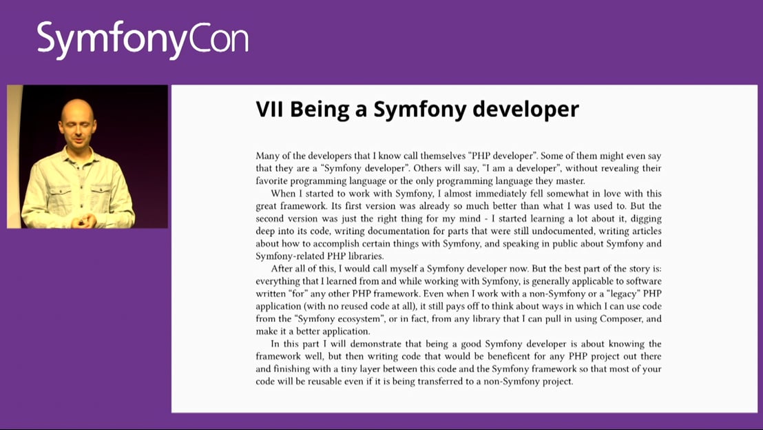 Hexagonal Architecture with Symfony (Matthias Noback) > SymfonyCon 2019 ... Hexagonal Architecture with Symfony (Matthias Noback) > SymfonyCon 2019 ...