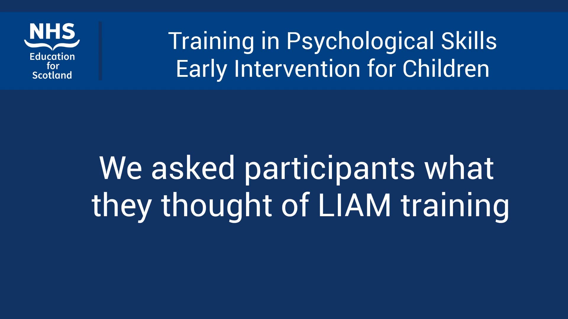 Let's Introduce Anxiety Management training 1 on Vimeo