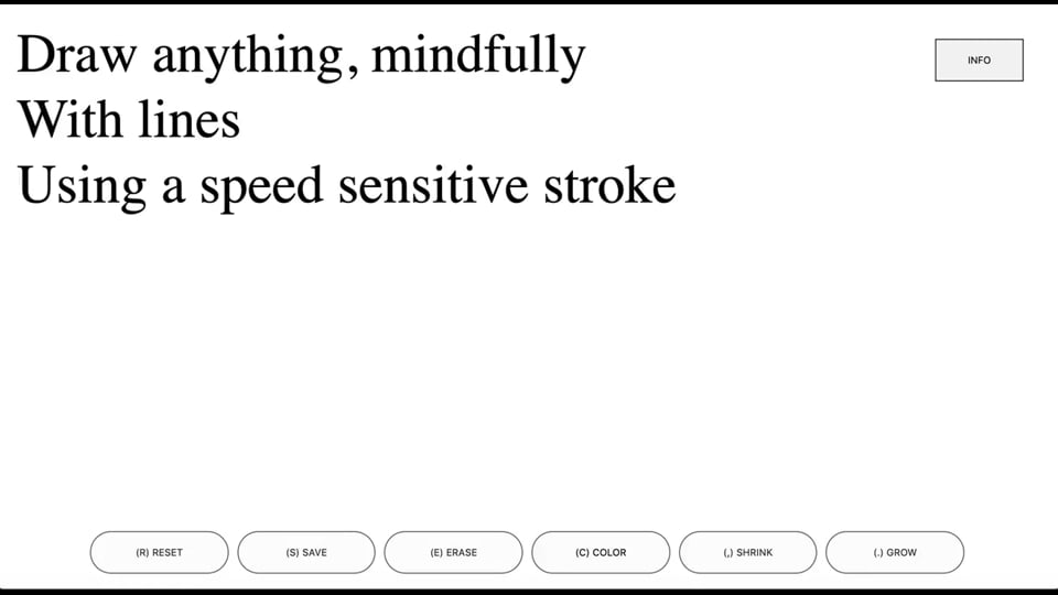 Contemplative Drawing Machine | HOVERSTAT.ES