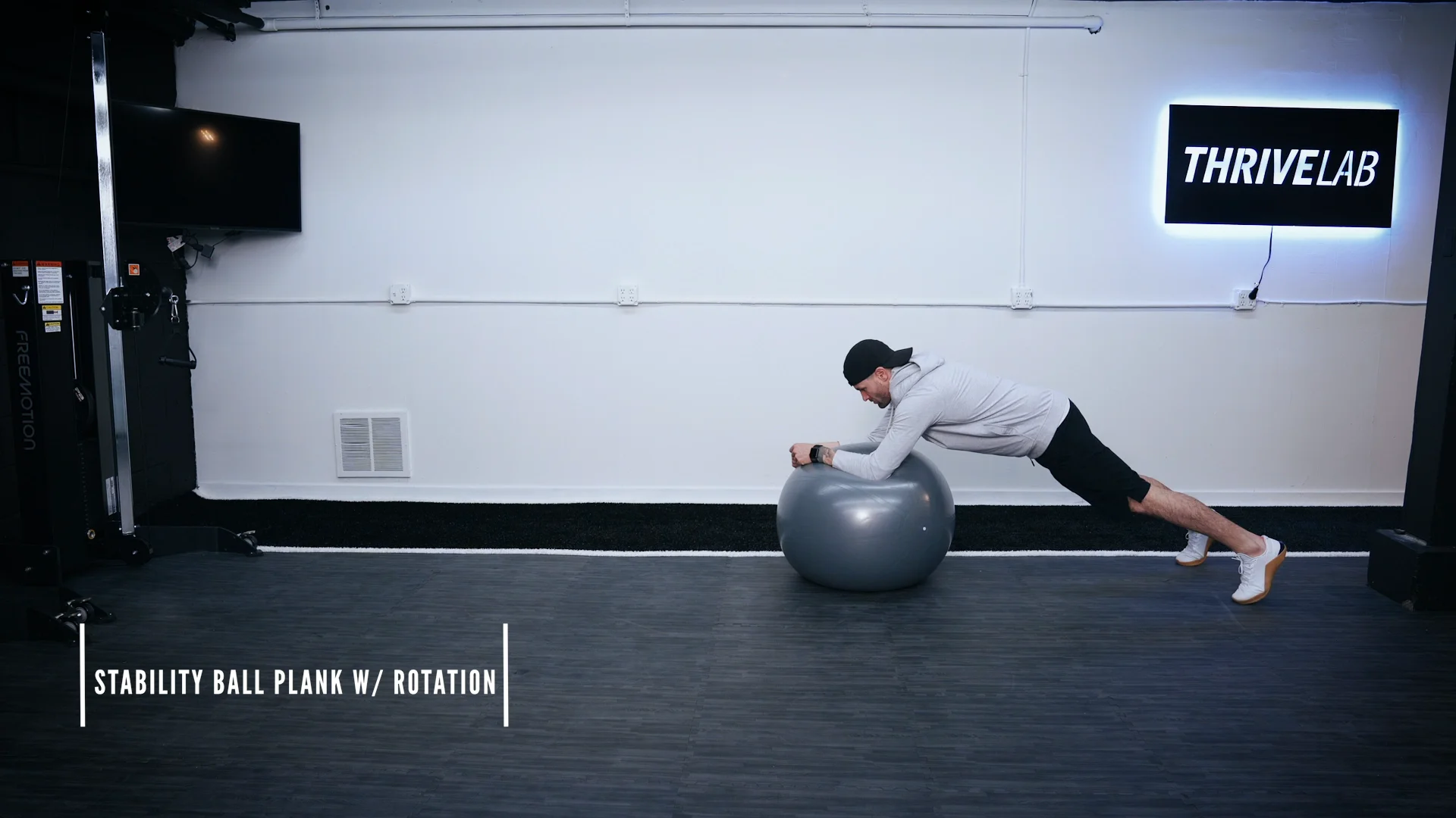 STABILITY BALL PLANK W: ROTATION on Vimeo