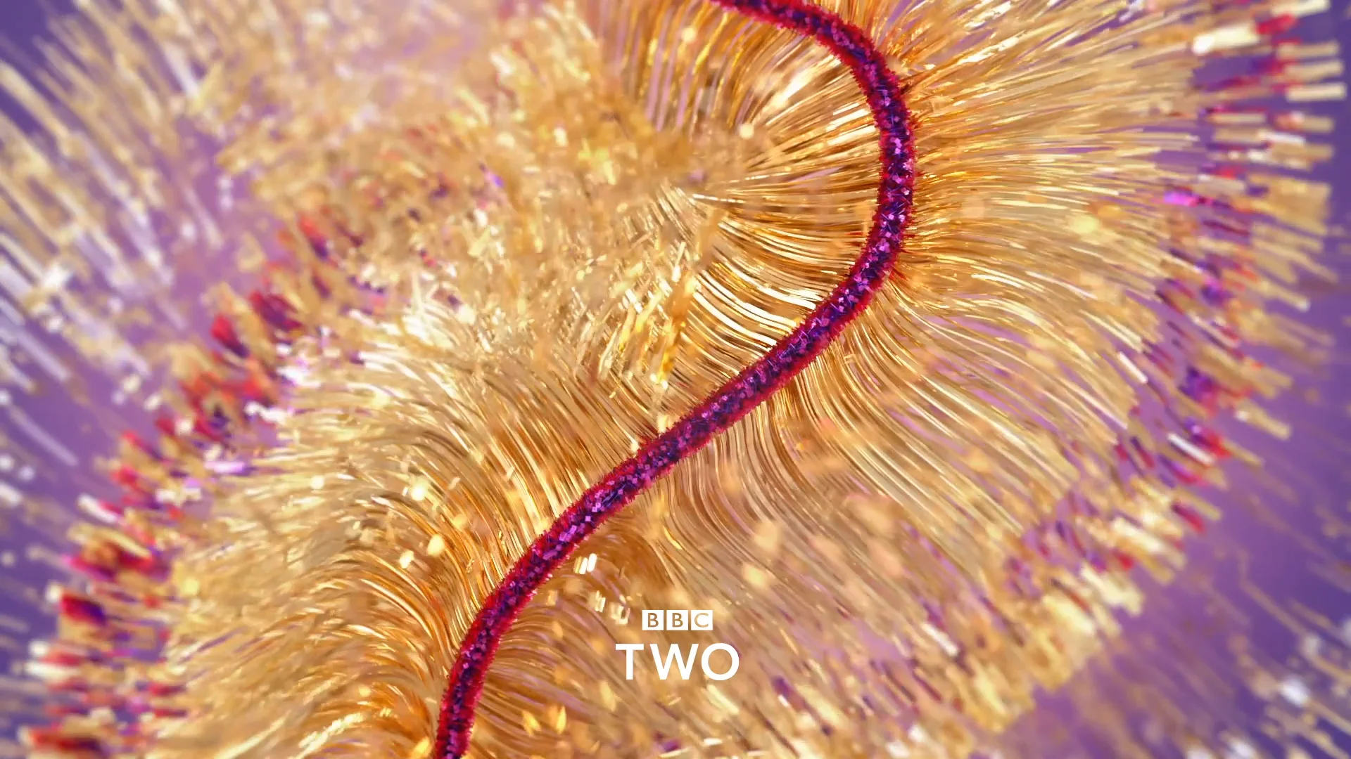 BBC two - Christmas 4, Festive Ident.