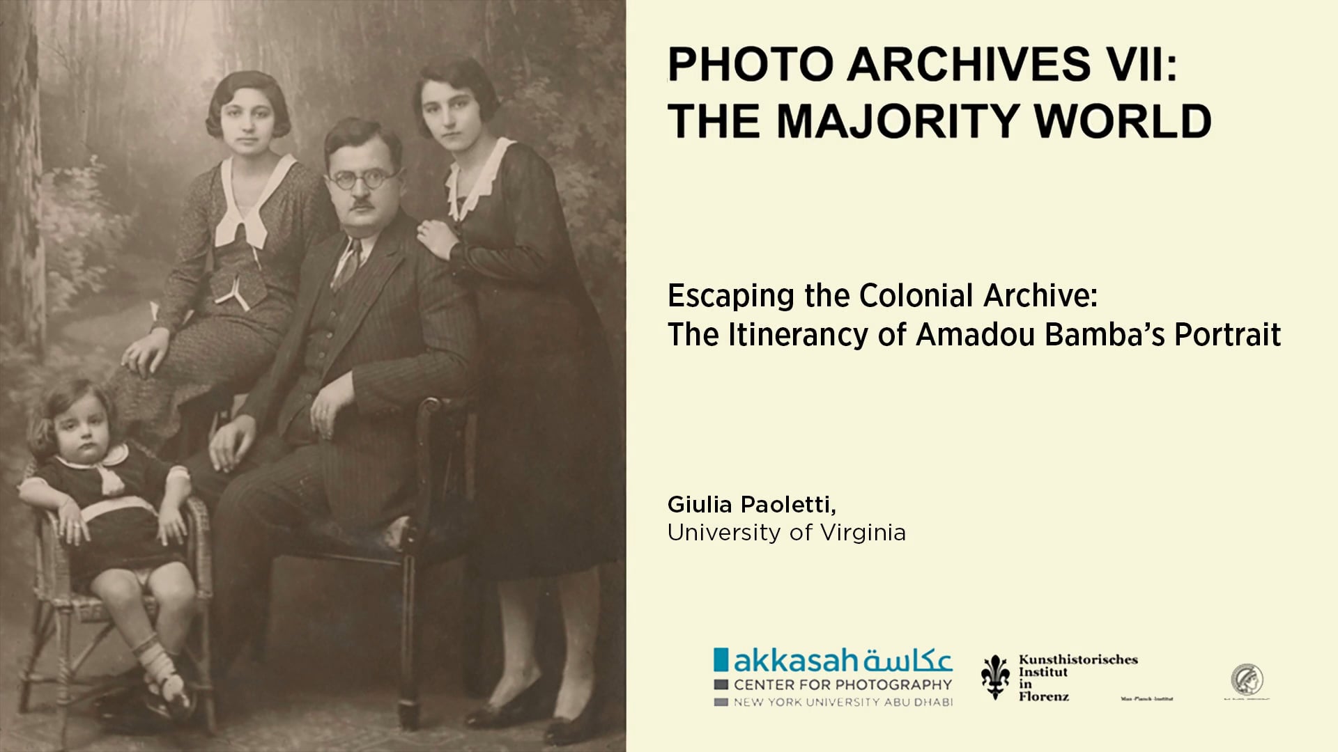 Giulia Paoletti: Escaping the Colonial Archive. The Itinerancy of ...