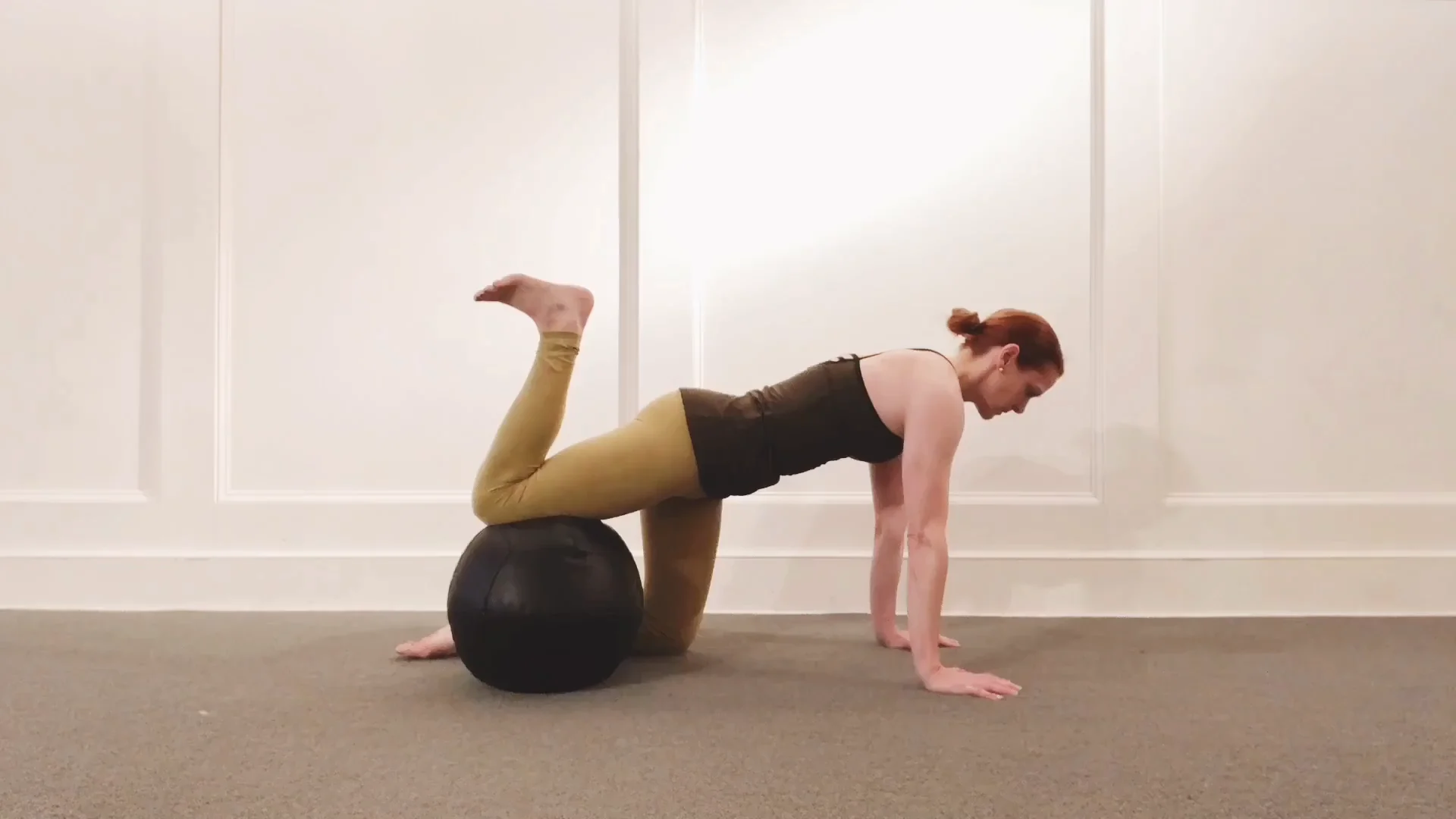 Quadruped Hip Extension & Abduction Sequence With Medicine Ball