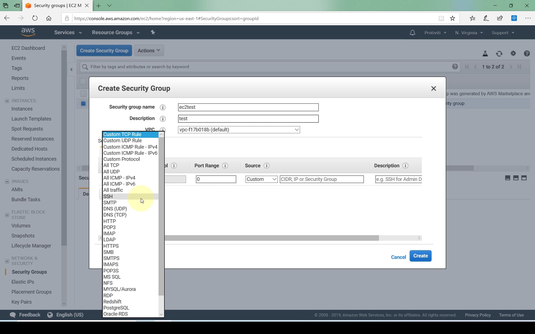 19 Working with security groups on Vimeo