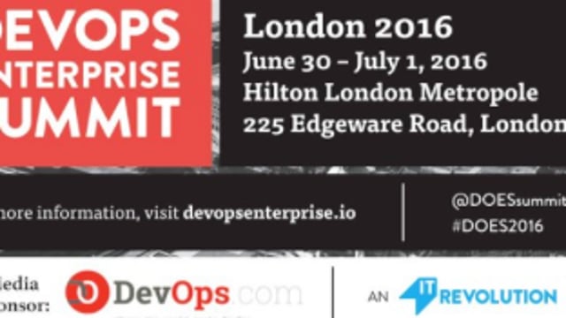 EP 15: Gene Kim, DevOps Enterprise Summit London 2016 - Techstrong TV