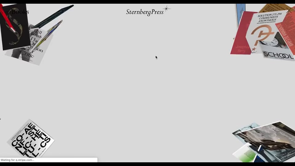 Sternberg Press | HOVERSTAT.ES
