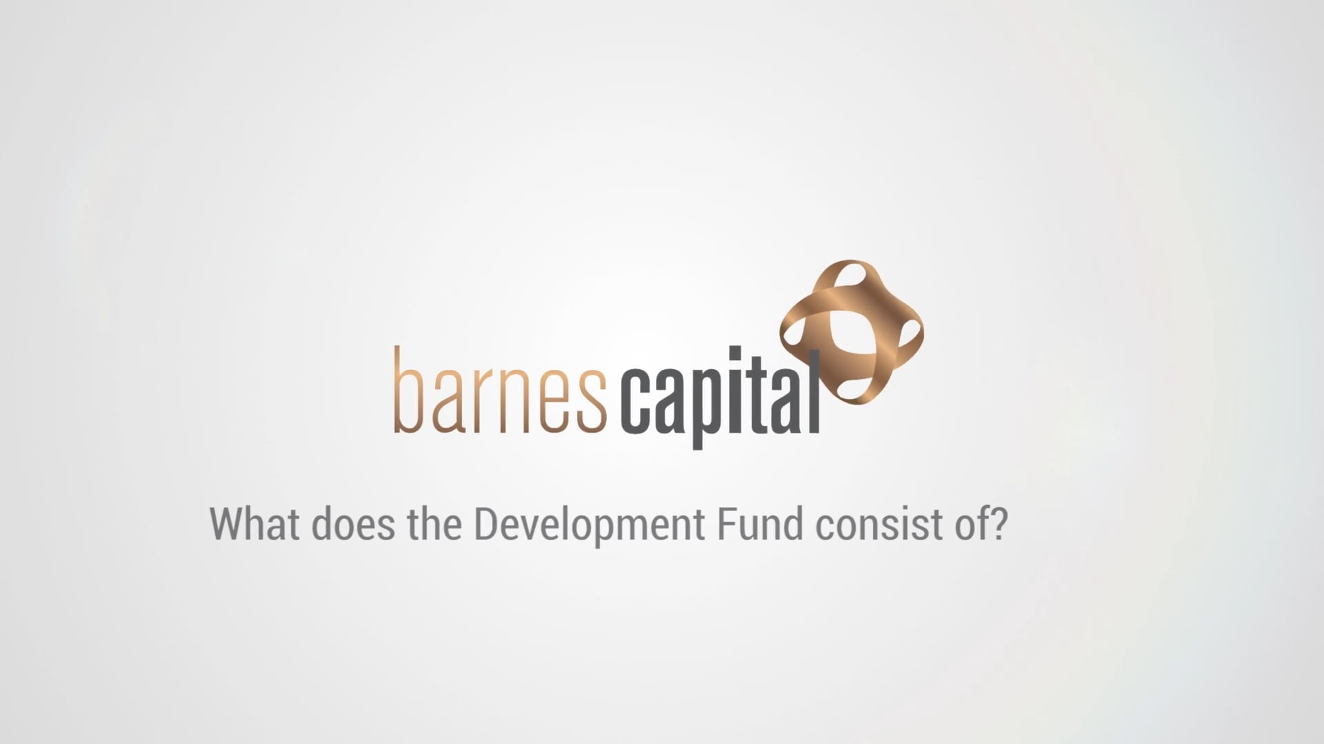What does the Development Fund consist of? on Vimeo