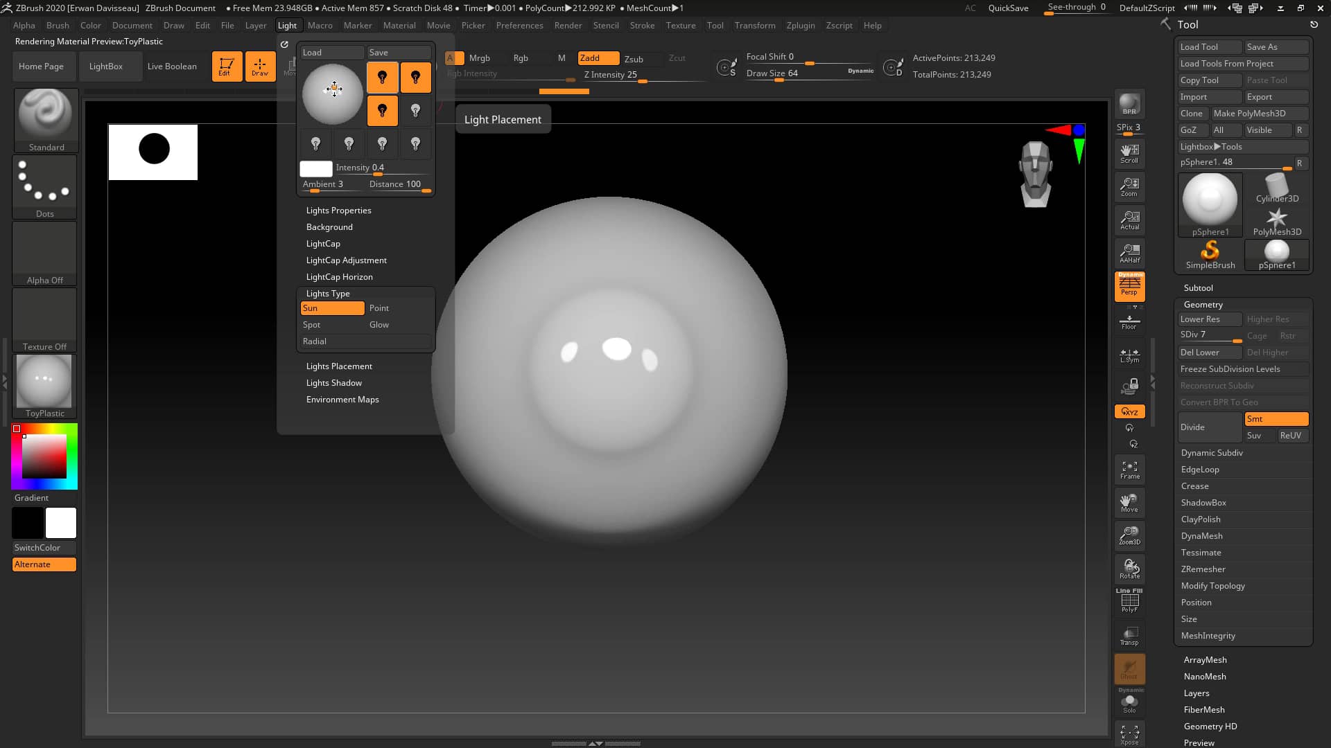 ZBRUSH - MatCap_Eye on Vimeo